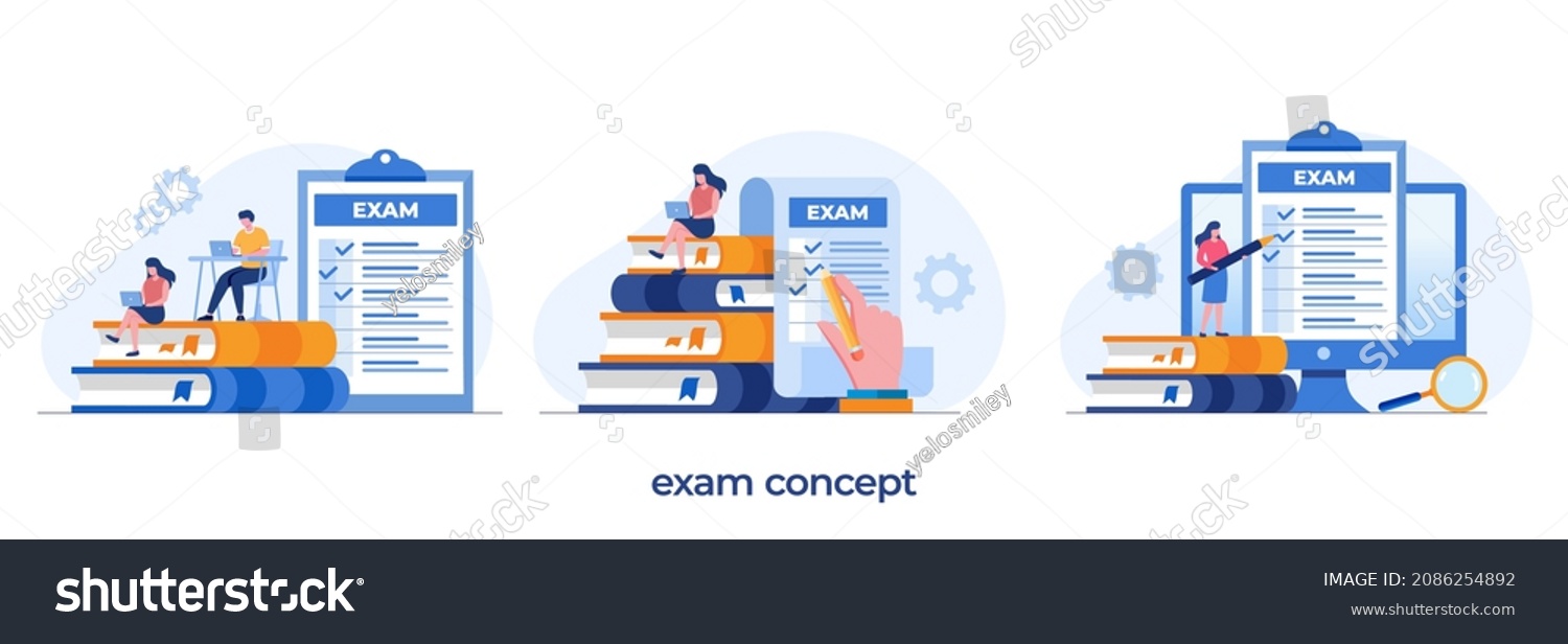 Exam Concept Examination Test Answer Checklist: Vector có sẵn (miễn phí ...