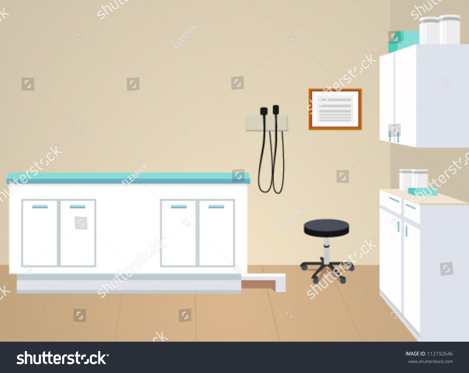Examination Room Stock Vector (Royalty Free) 112192646 | Shutterstock