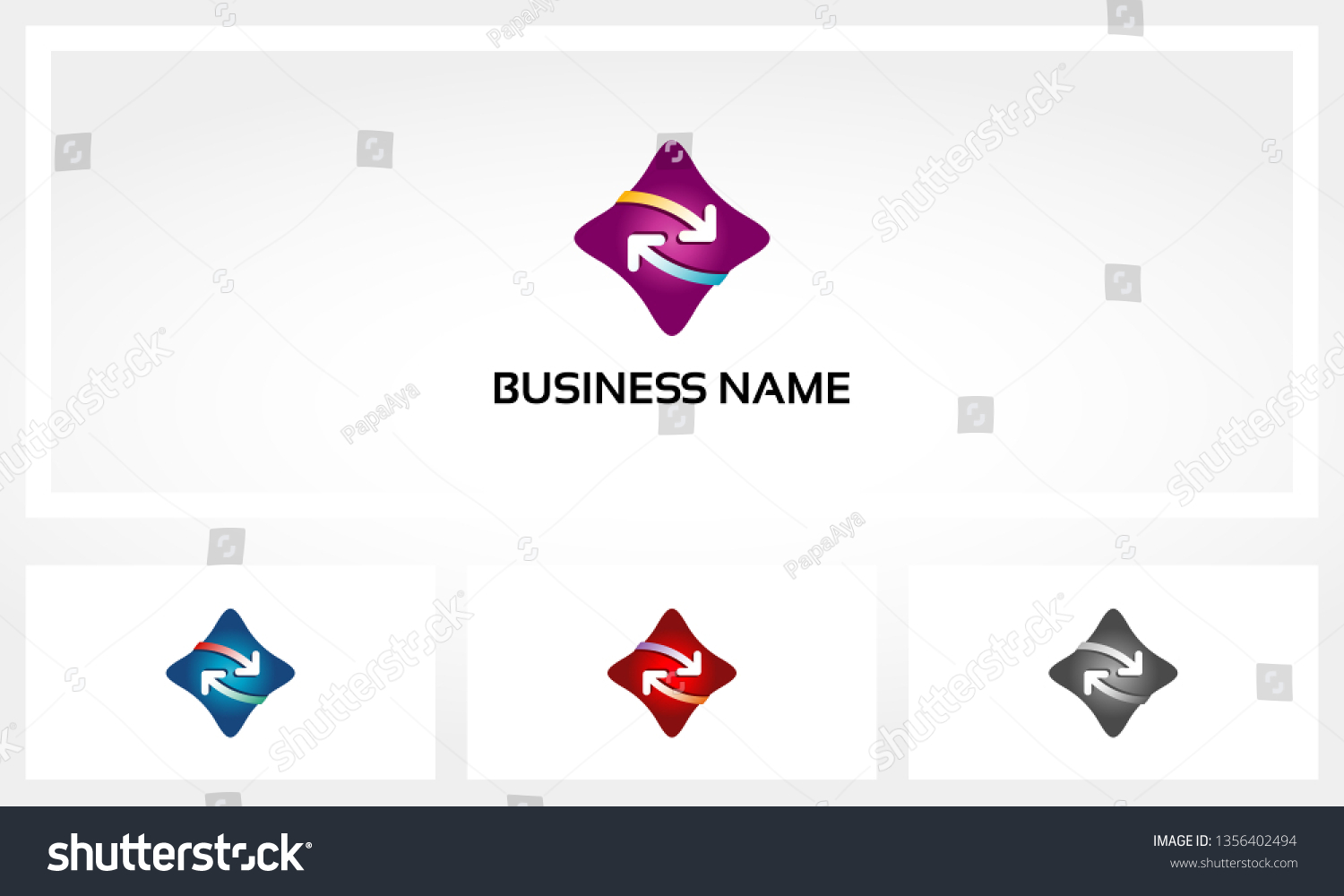 Exchange Arrow Logo Stock Vector (Royalty Free) 1356402494 | Shutterstock