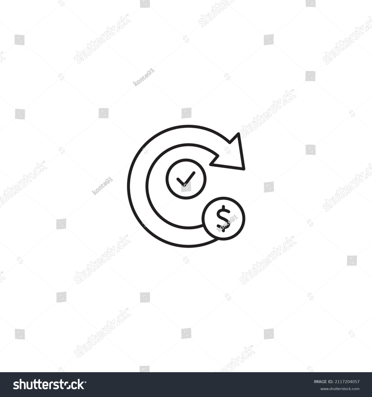 Exchange Icons Symbol Vector Elements Infographic Stock Vector (Royalty ...
