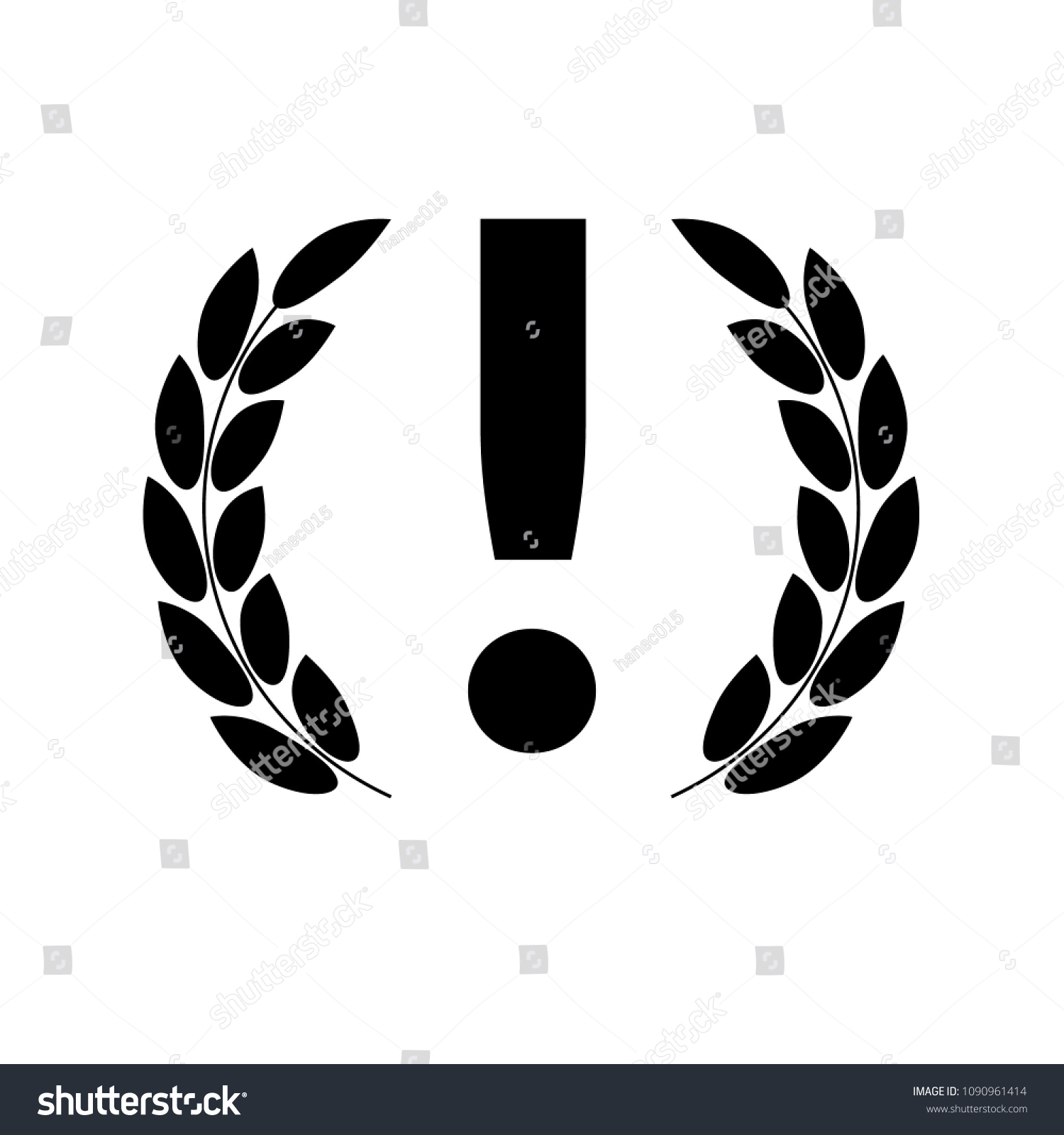 Exclamation Mark Icon Simple Objectvector Illustration Stock Vector ...