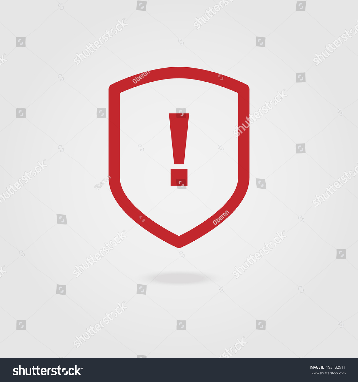 Icono de signo de exclamación.: vector de stock (libre de regalías ...