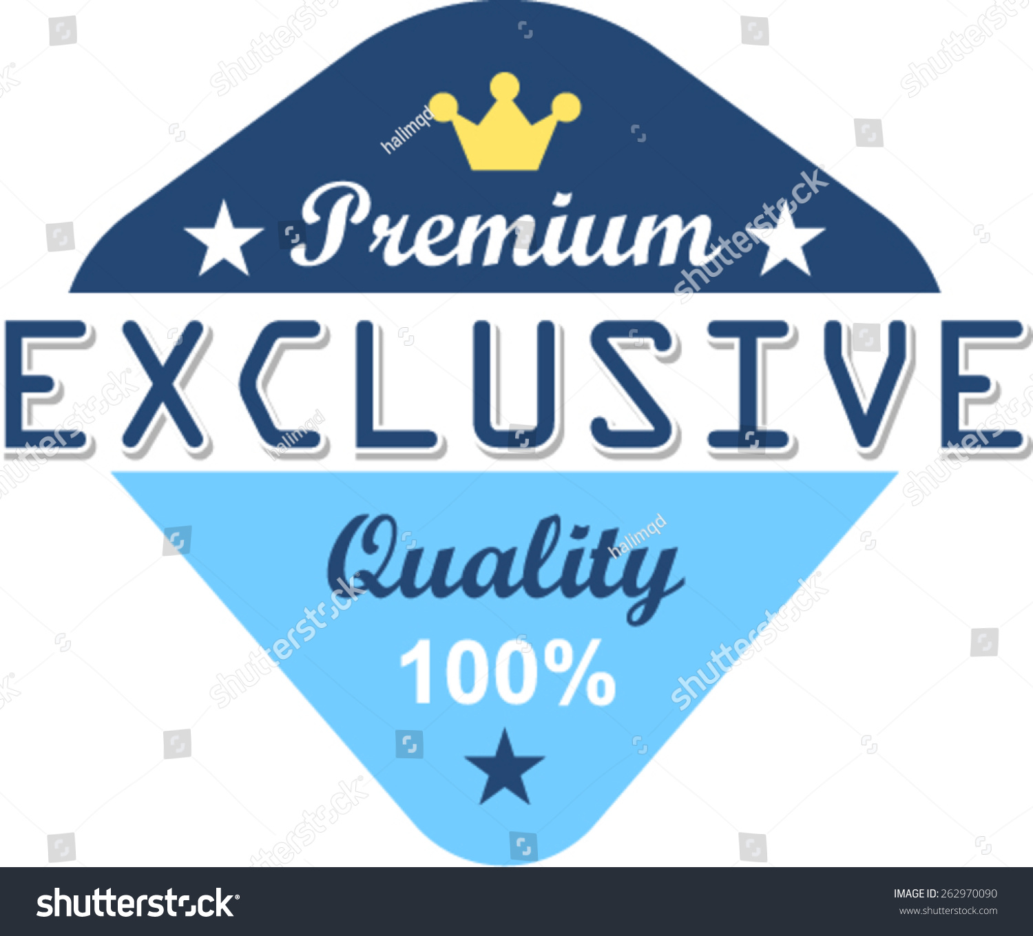 Exclusive Vector Signs Emblems Labels Stock Vector (Royalty Free) 262970090