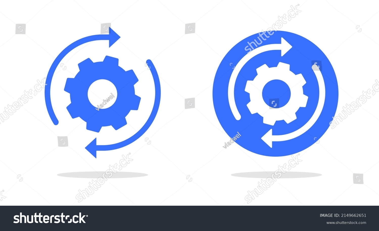Execute Change Icon Vector Graphic Implement Stock Vector (Royalty Free ...