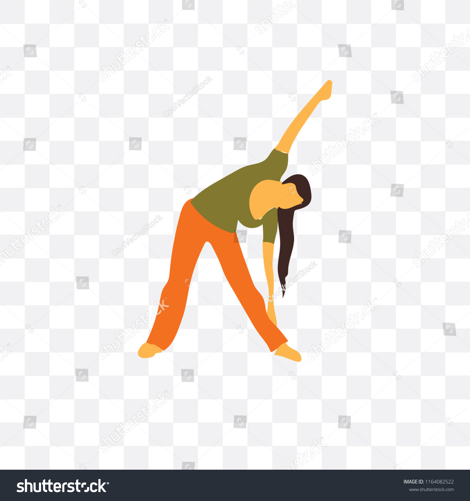 Exercise Vector Icon Isolated On Transparent Stock Vector (Royalty Free ...
