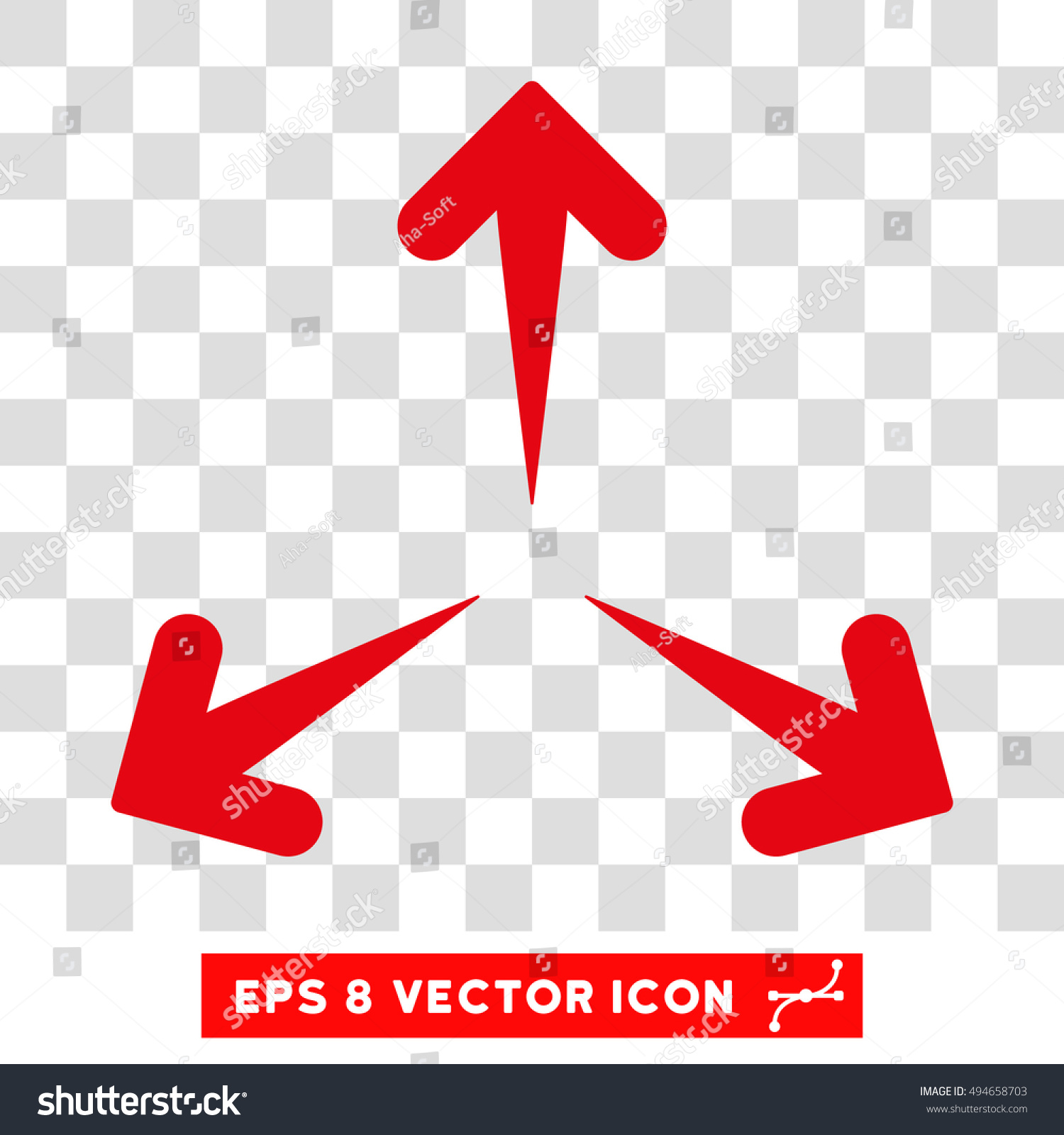 Expand Arrows Round Icon Vector Eps 스톡 벡터 494658703 - Shutterstock
