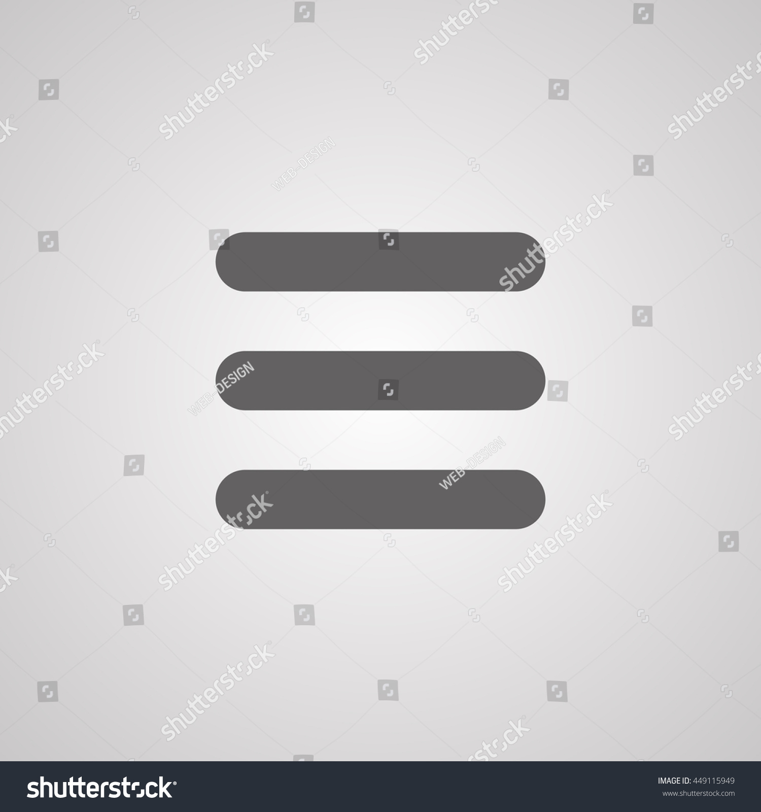 Expand Menu Icon Stock Vector (Royalty Free) 449115949
