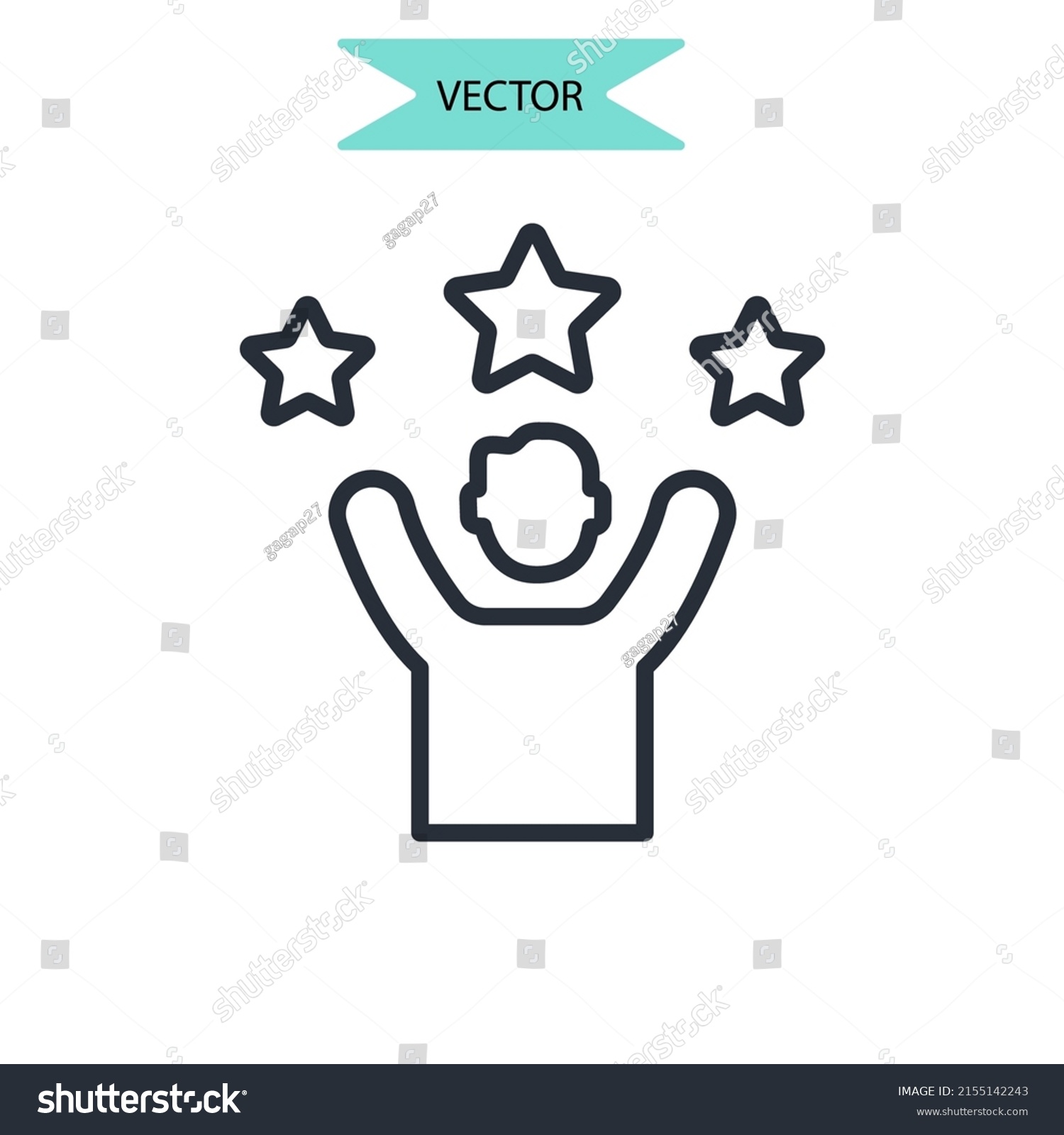 Experience Icons Symbol Vector Elements Infographic Stock Vector ...