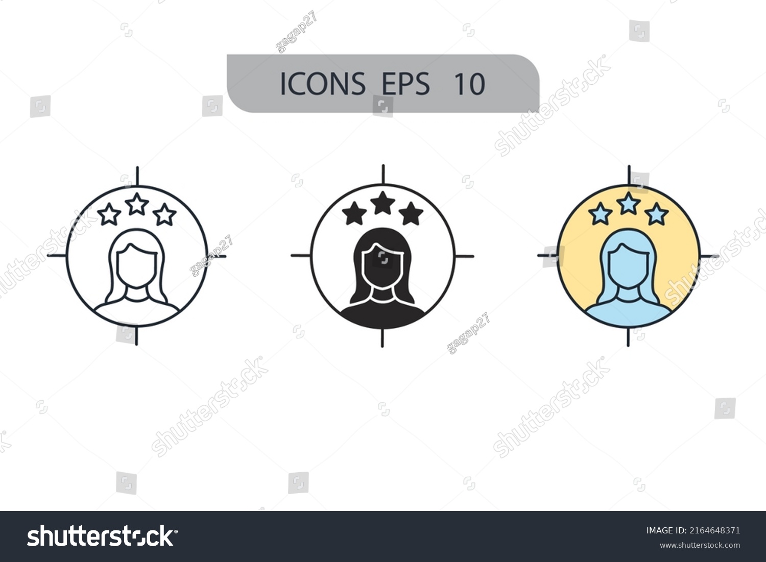 Experience Icons Symbol Vector Elements Infographic Stock Vector ...