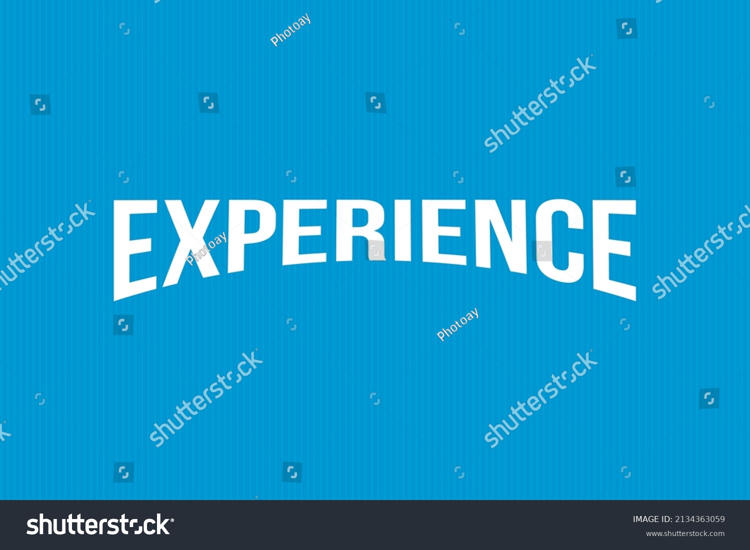 Experience Typography Text Vector Design On Stock Vector (Royalty Free ...