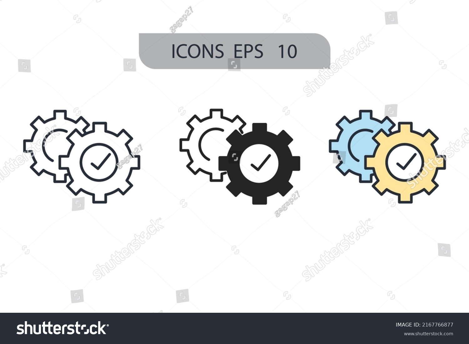 Expertise Icons Symbol Vector Elements Infographic Stock Vector ...