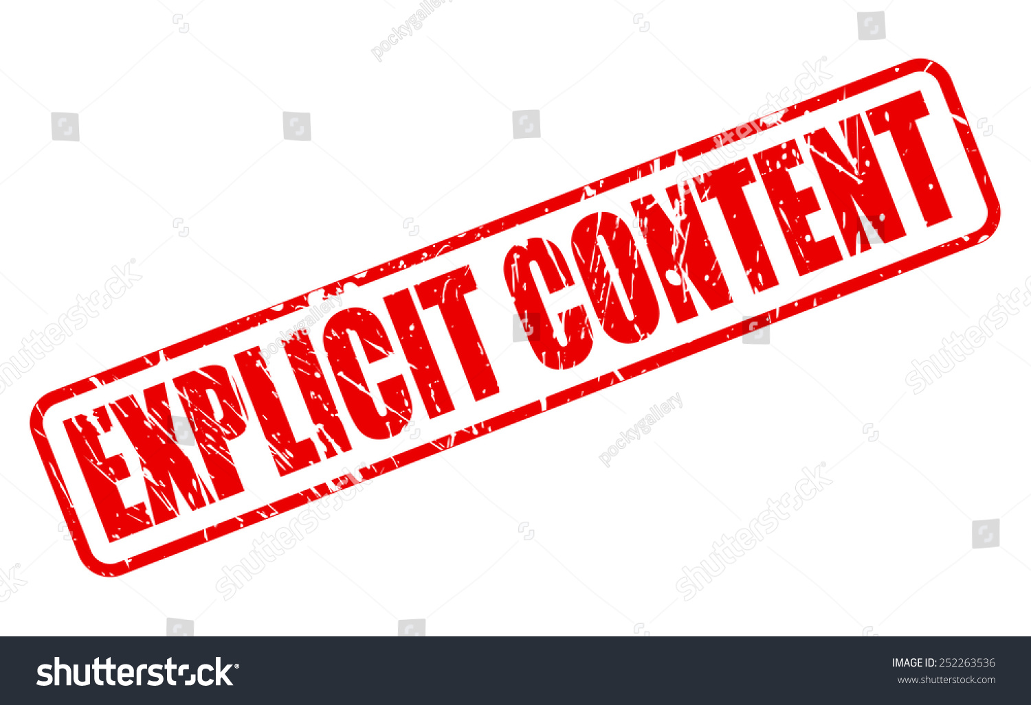 Explicit Content Red Stamp Text On: เวกเตอร์สต็อก (ปลอดค่าลิขสิทธิ์ ...