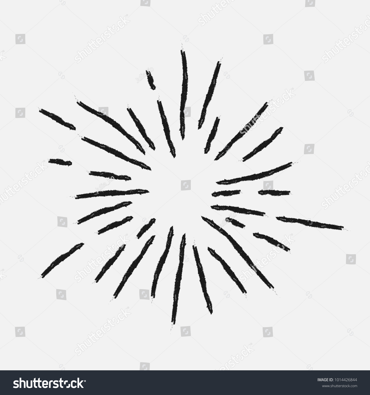 Explosion Design Element Fireworks Vector Illustration Stock Vector ...