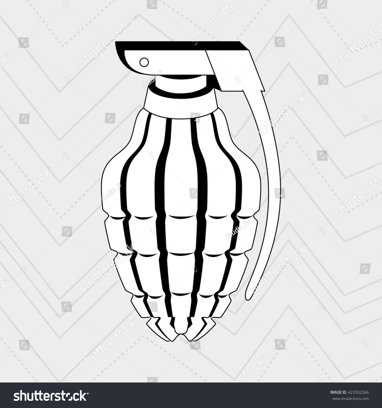 Explosive Cartoon Design Stock Vector (Royalty Free) 423302566 ...
