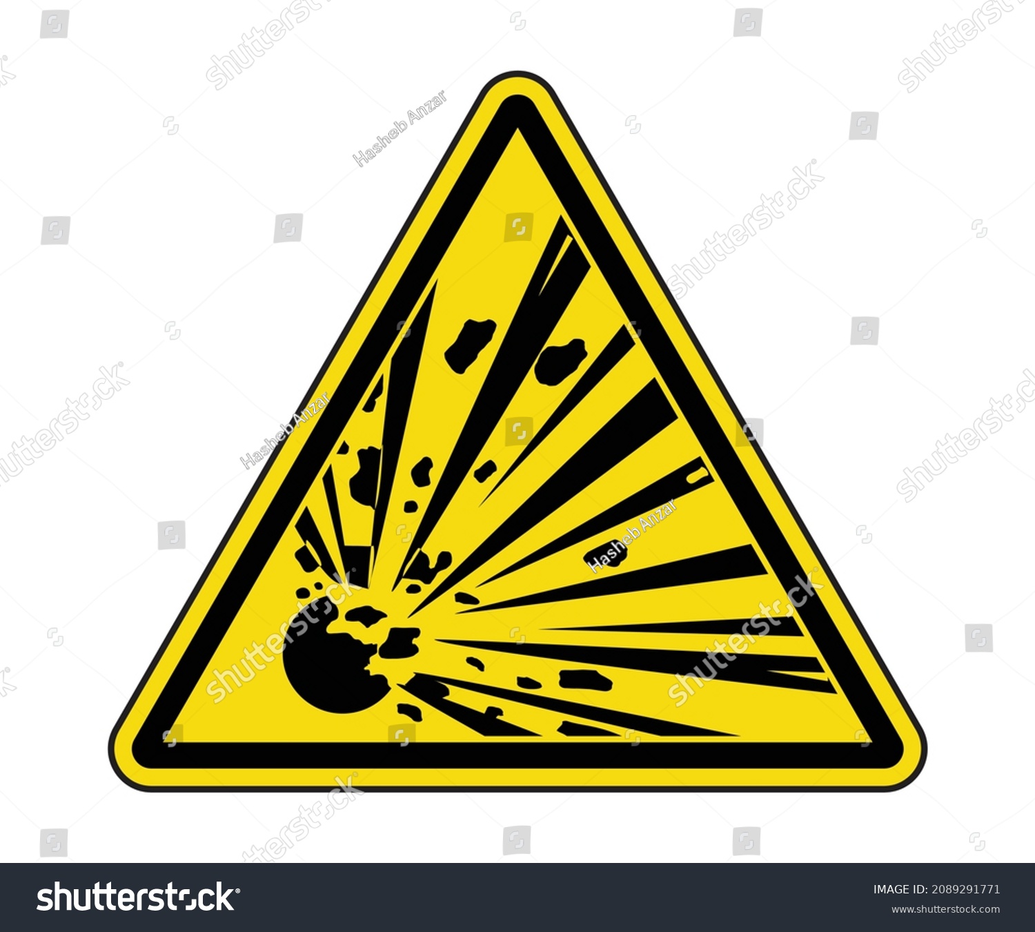 Explosive Material Warning Label International Explosive Stock Vector ... Explosive Material Warning Label International Explosive Stock Vector ...