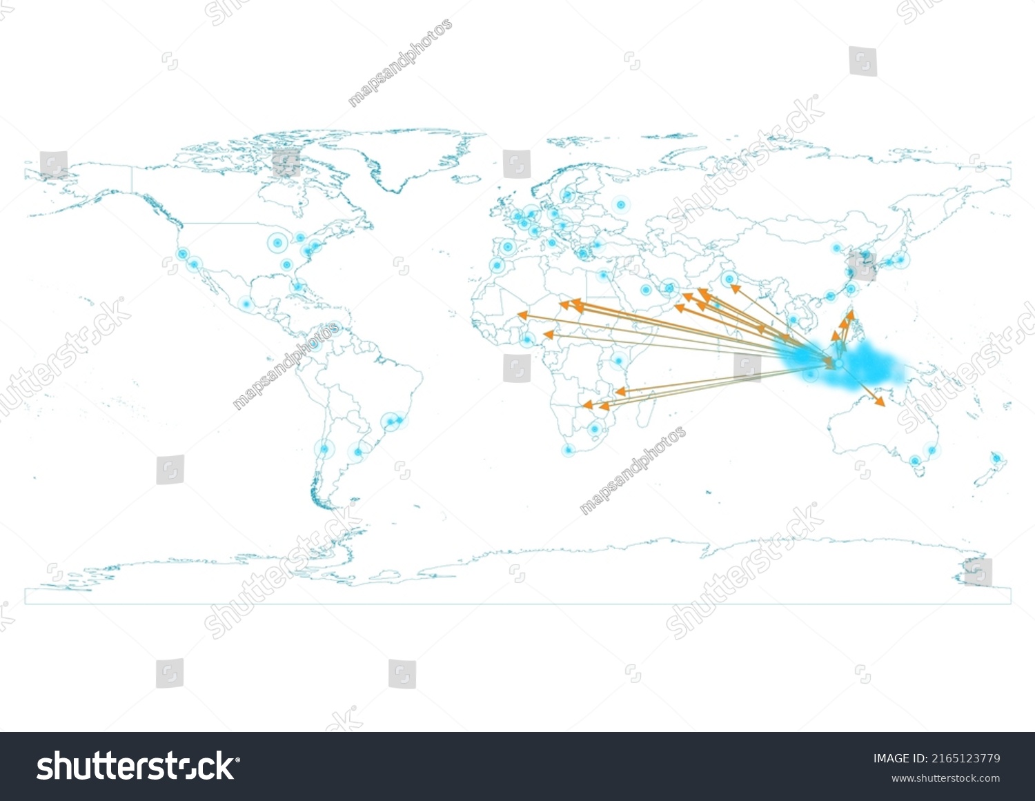 Export Concept Map Indonesia Vector Indonesia Stock Vector (Royalty ...