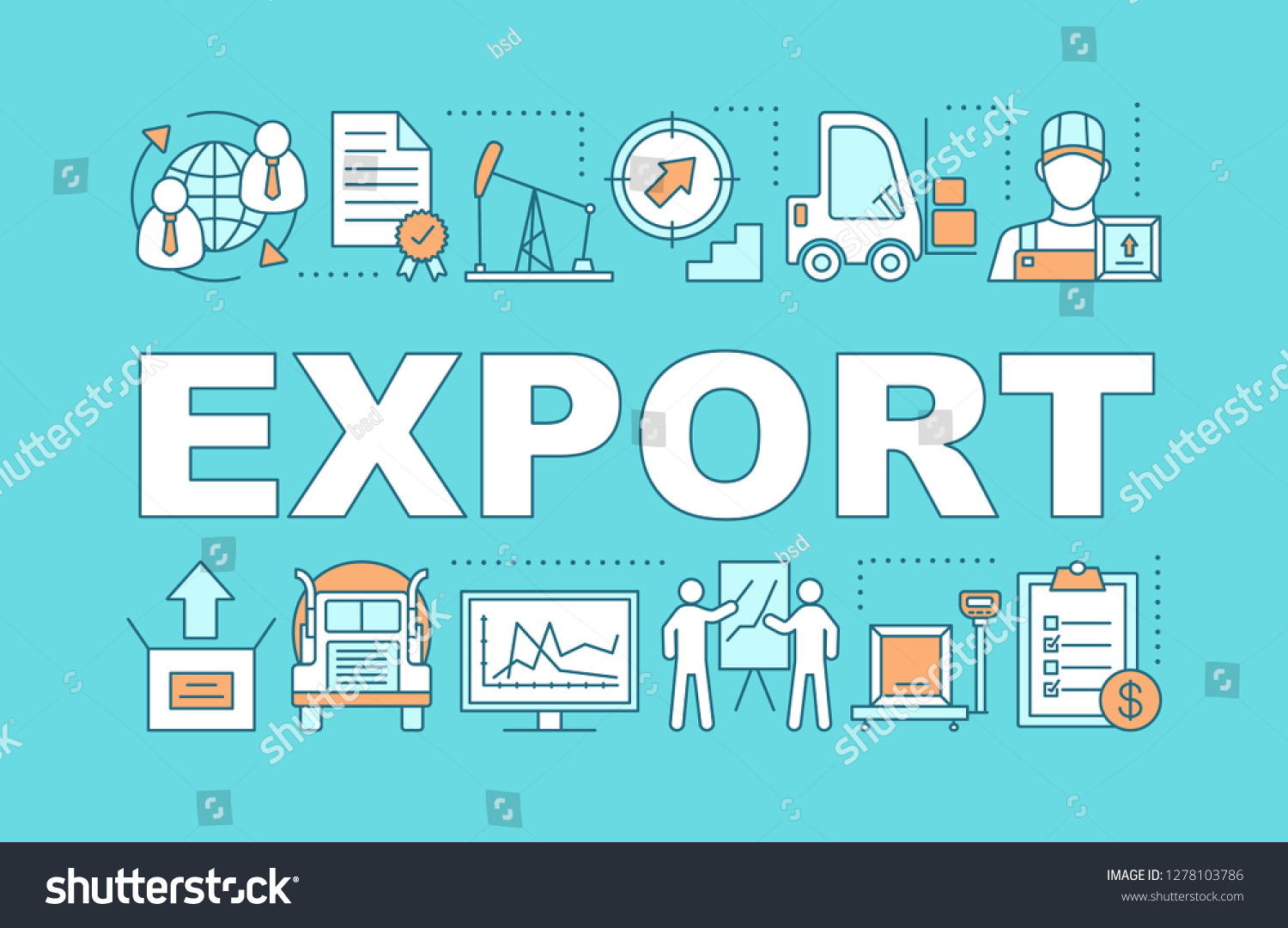 Export Word Concepts Banner Logistics Distribution Stock Vector ... Export Word Concepts Banner Logistics Distribution Stock Vector ...