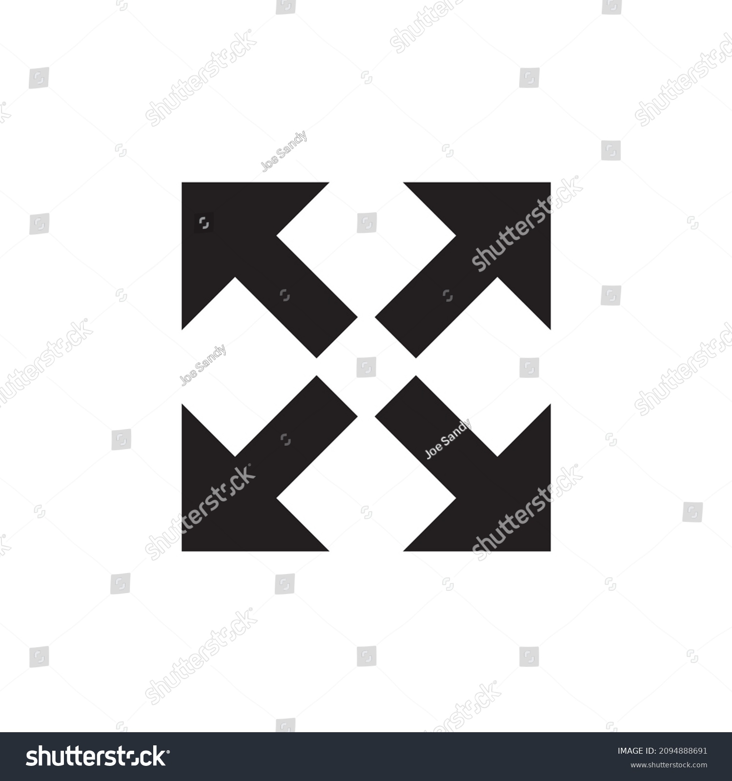 Extendgraphic Icon Vector Isolated Illustration Stock Vector (Royalty ...