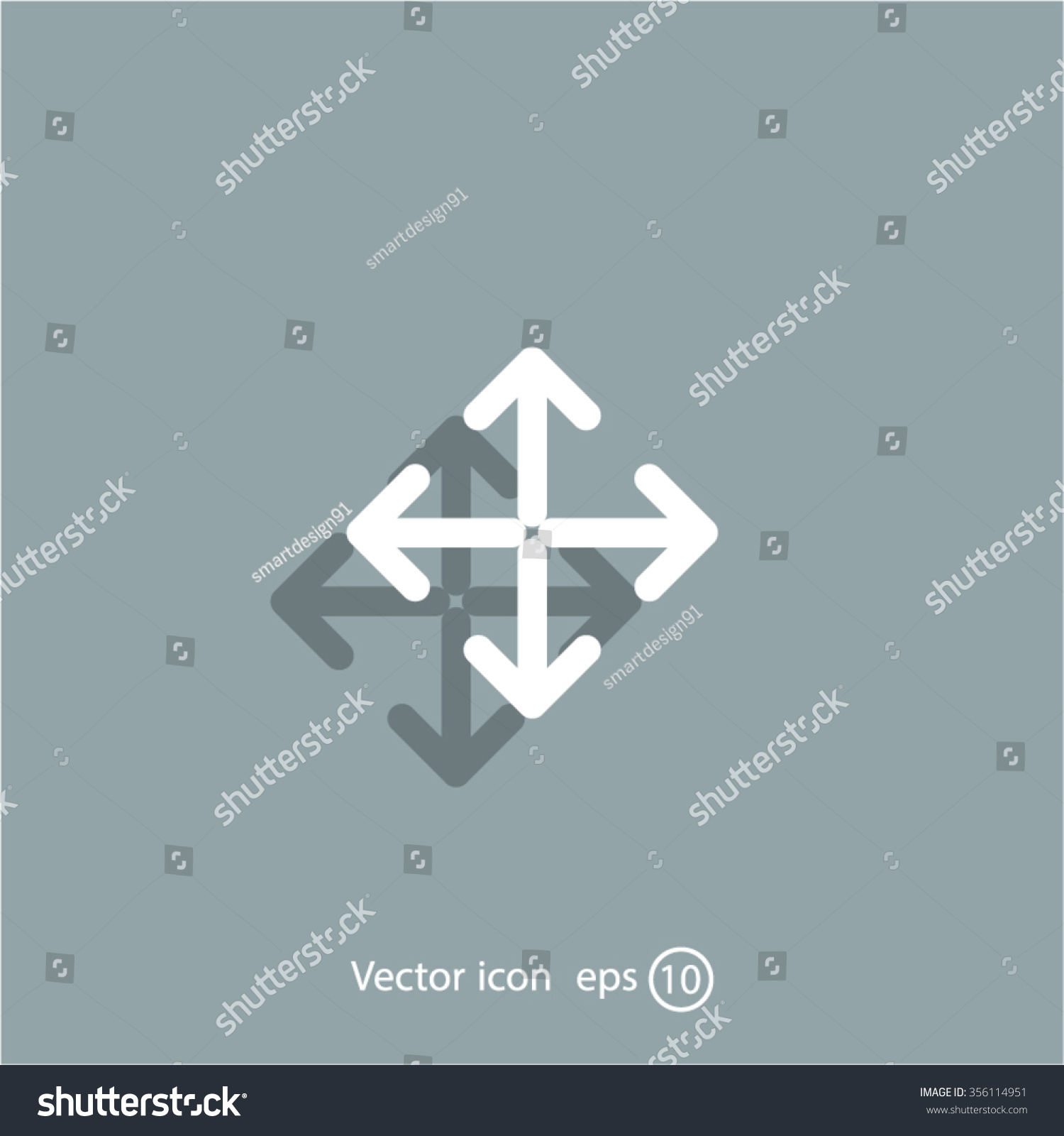Extend Resize Enlarge Vector Illustration Stock Vector (Royalty Free ...