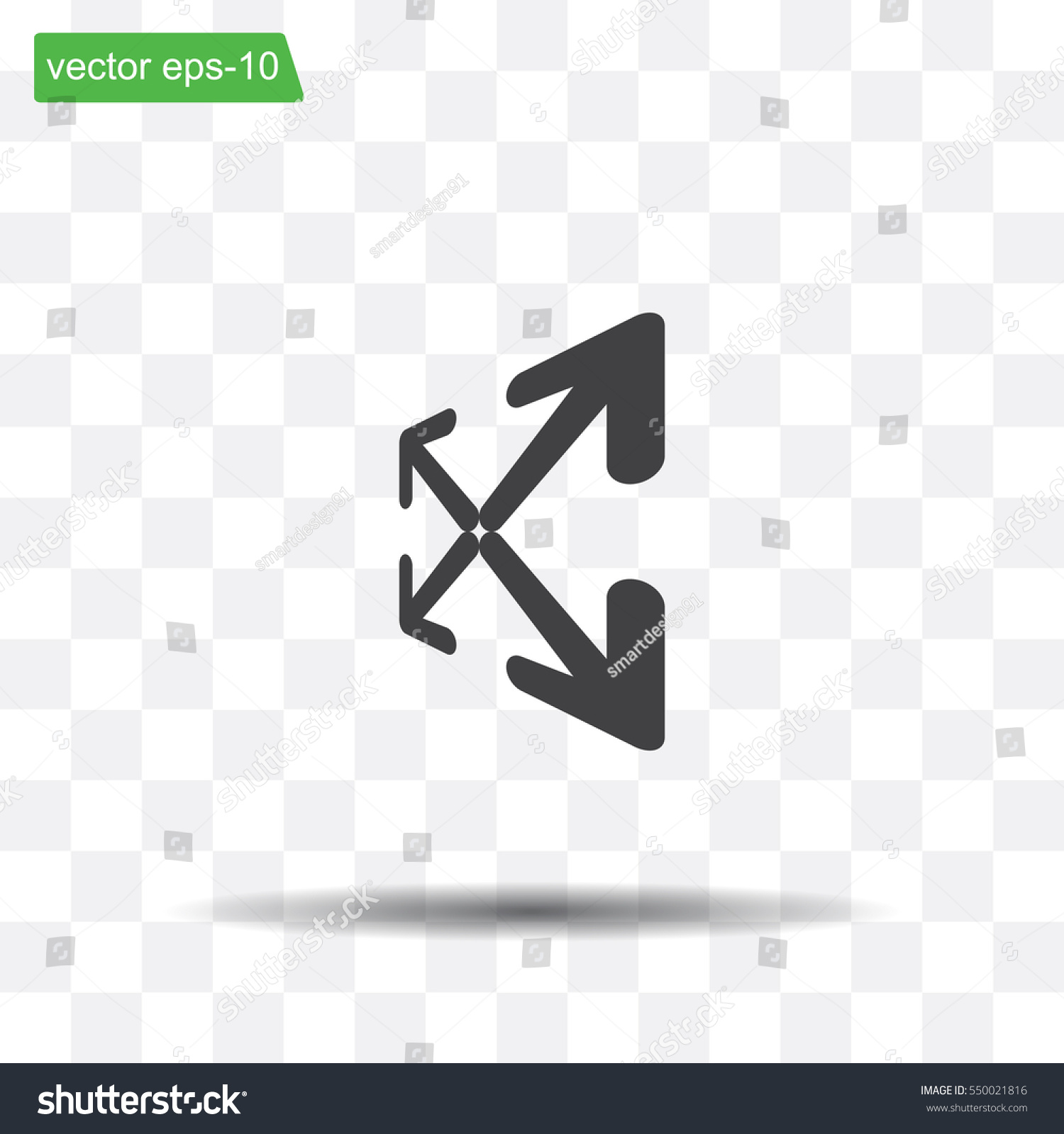 Extend Resize Enlarge Vector Illustration Stock Vector (Royalty Free ...