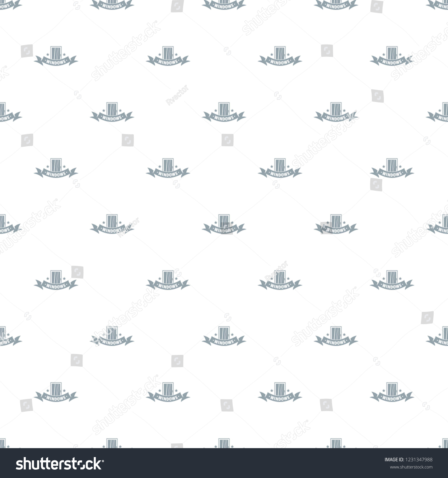 Exterior Emblem Pattern Vector Seamless Repeat Stock Vector (Royalty ...