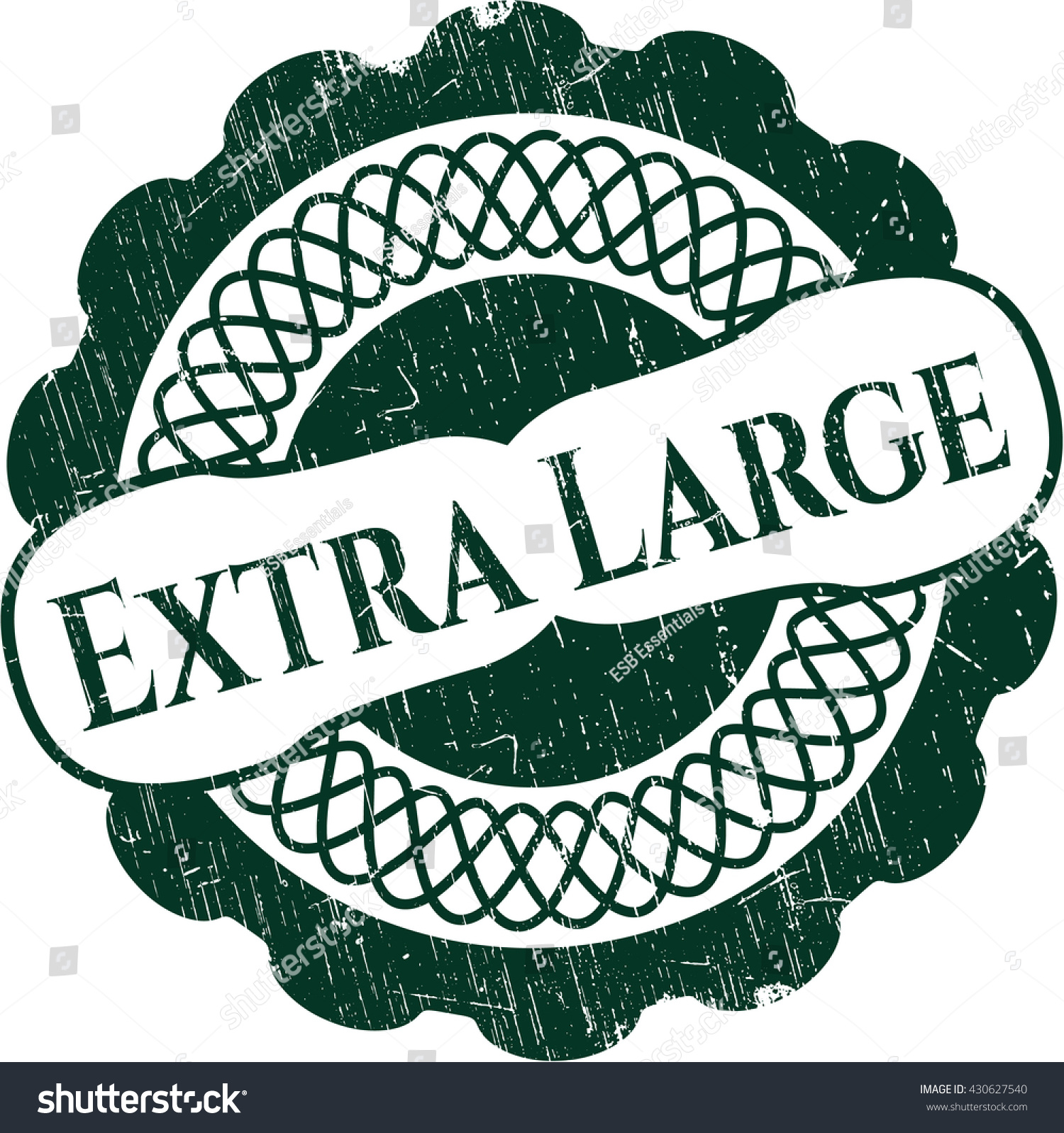 Extra Large Rubber Grunge Texture Stamp Stock Vector (Royalty Free ...