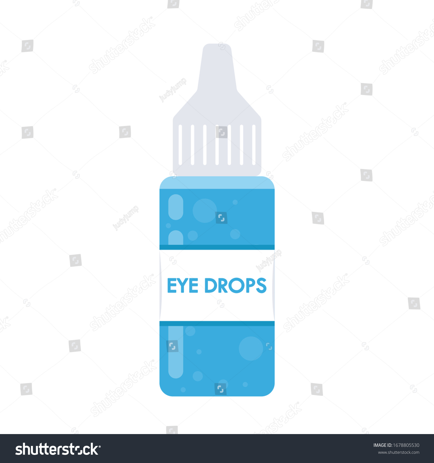 Eye Drops Vector Symbol Eye Drops Stock Vector (Royalty Free ...