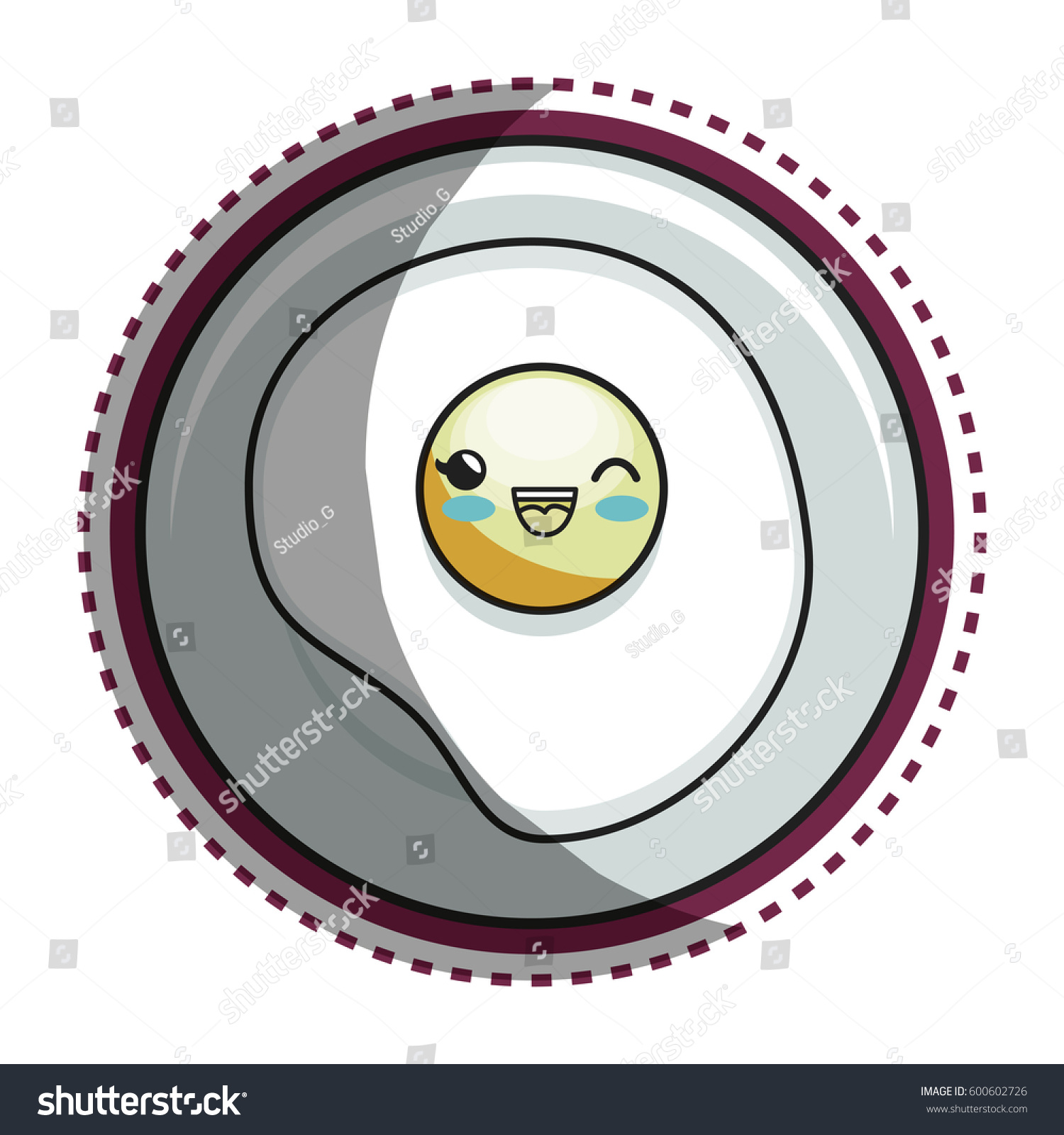 Eye Fried Cartoon Character Stock Vector (Royalty Free) 600602726 ...