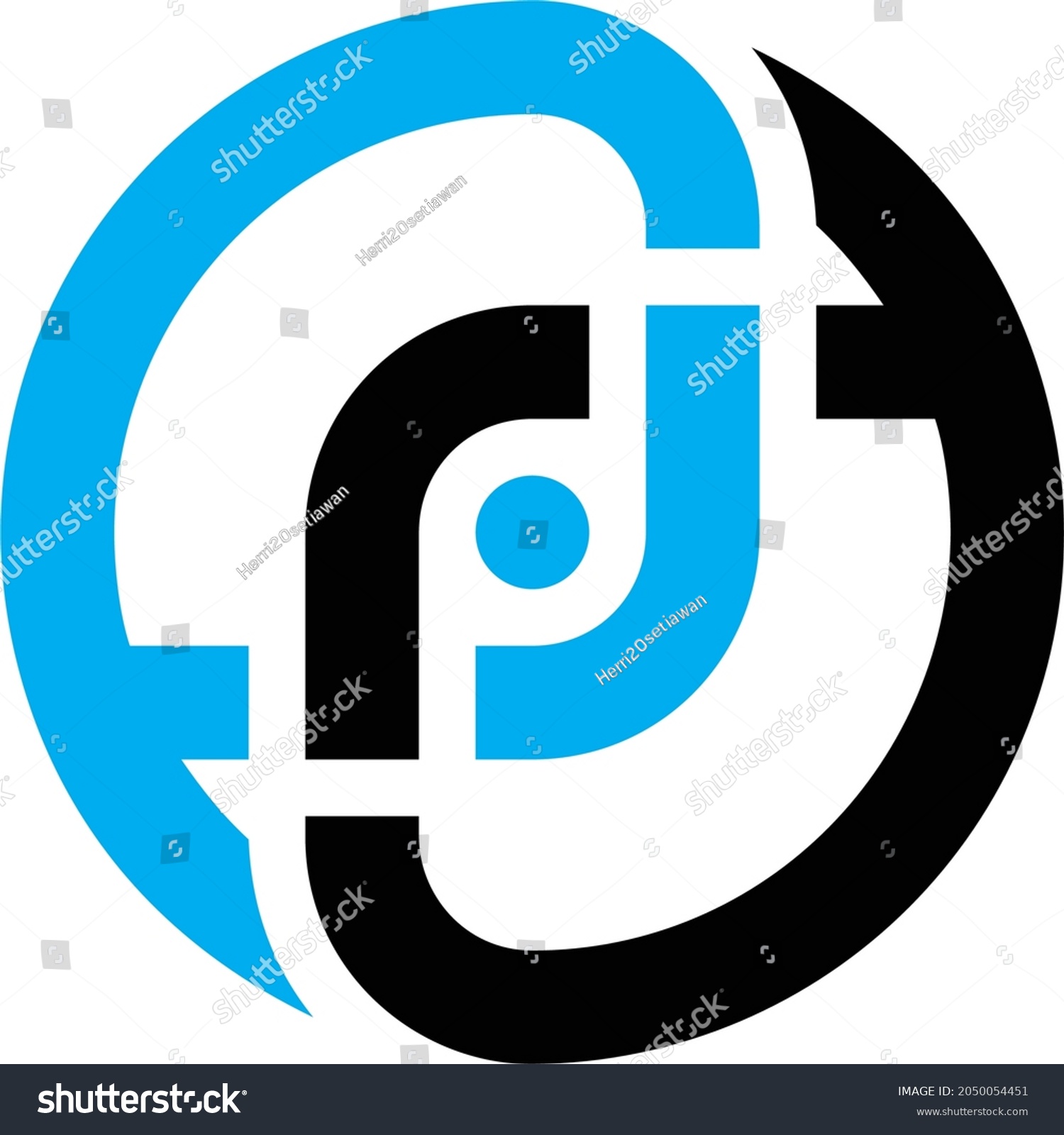 Eye Double Letter E Vector Stock Vector (Royalty Free) 2050054451