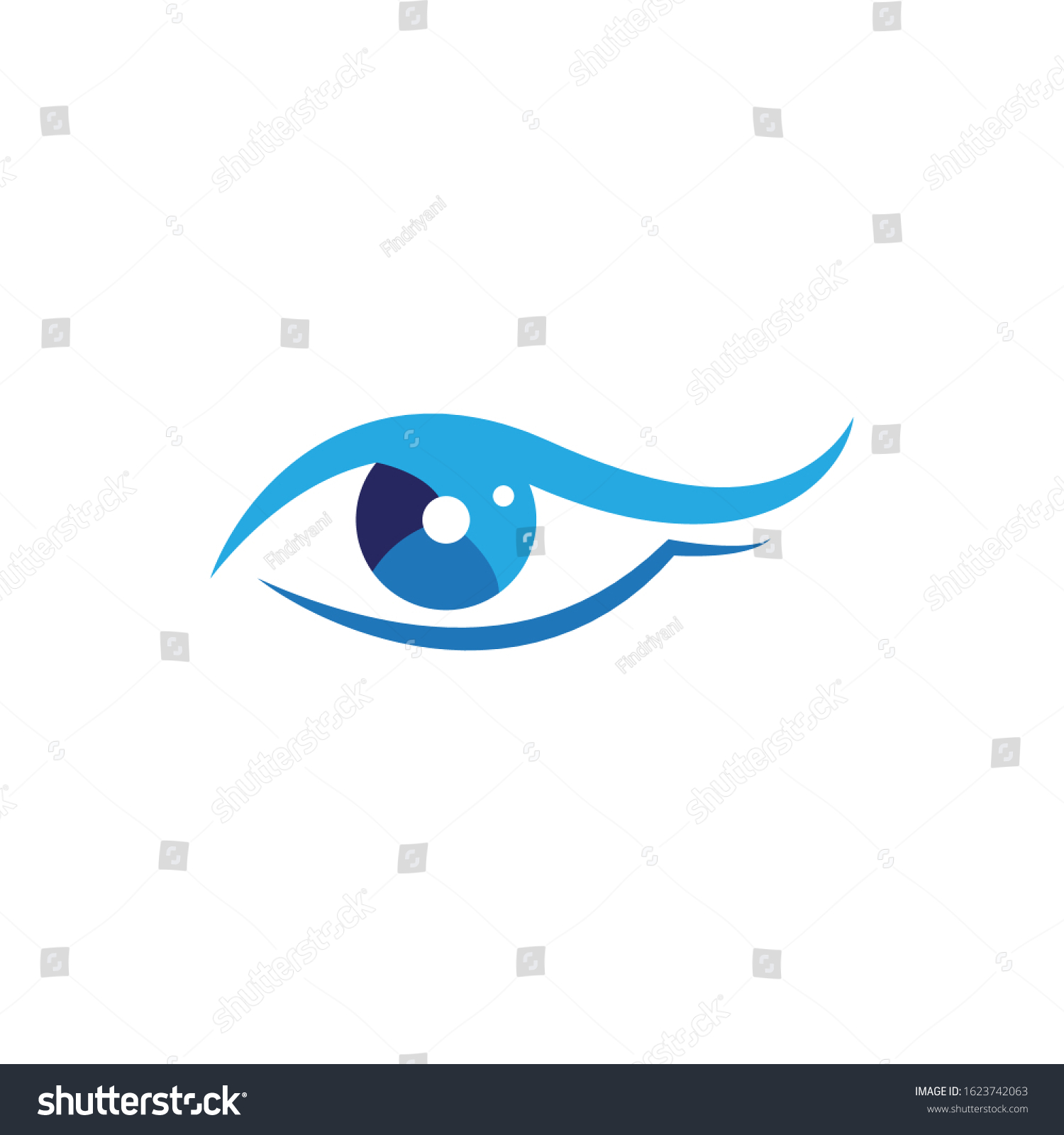 Eye Logo Design Vector Illustration Stock Vector (Royalty Free ...