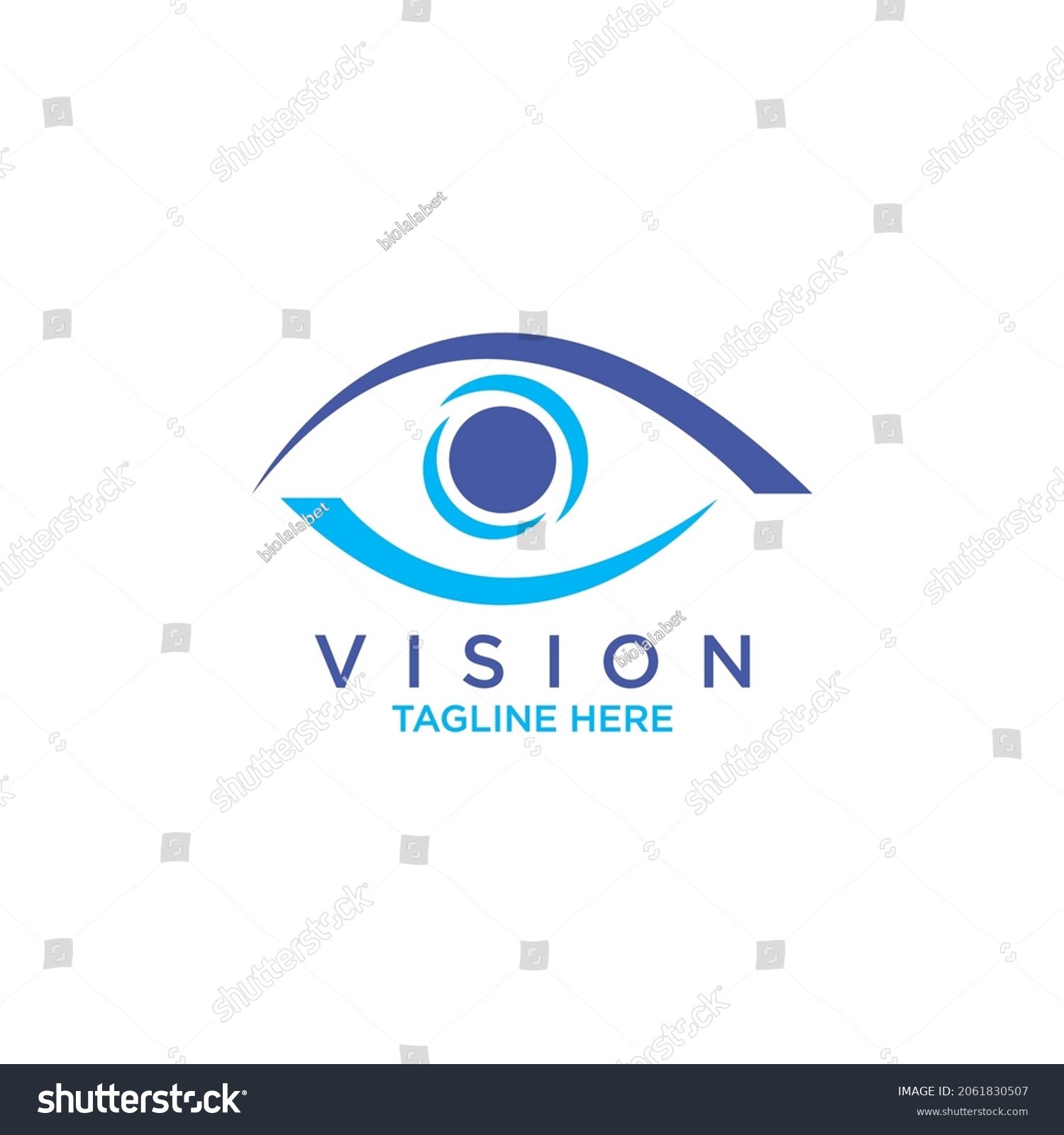 Eye Logo Design Vector Template Stock Vector (Royalty Free) 2061830507 ...