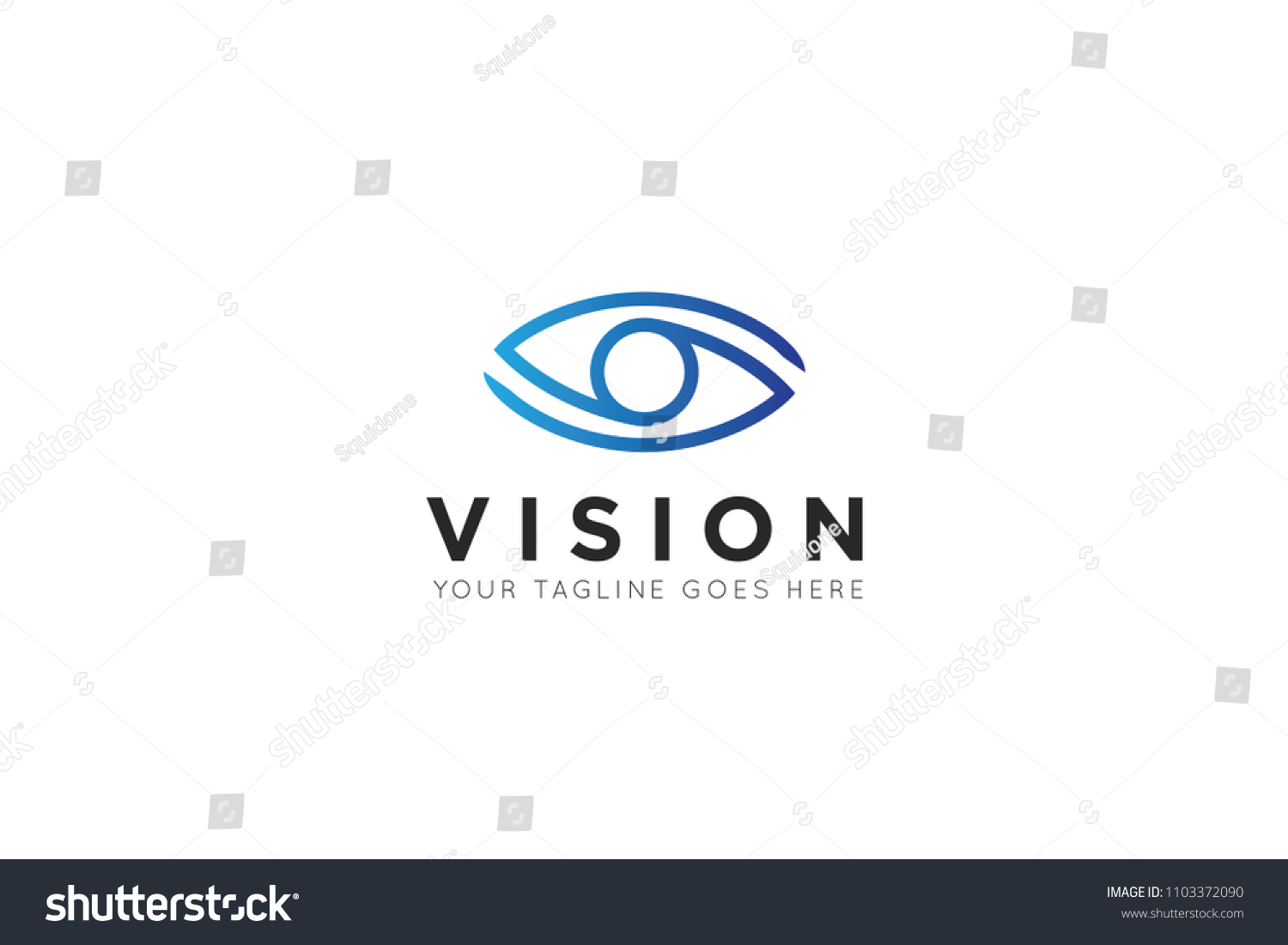 Eye Logo Icon Symbol Design Template Stock Vector (Royalty Free ...
