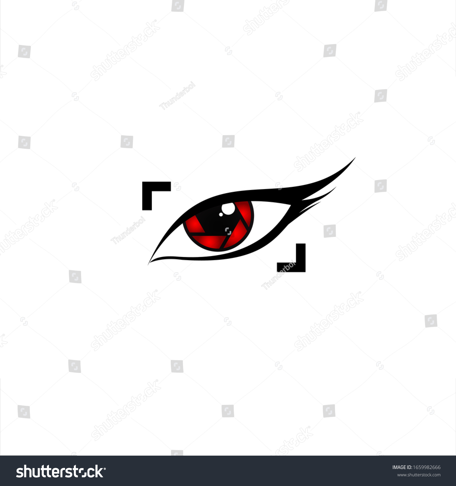 Eye Logo Shutter Camera Design Capture Stock Vector (Royalty Free ...