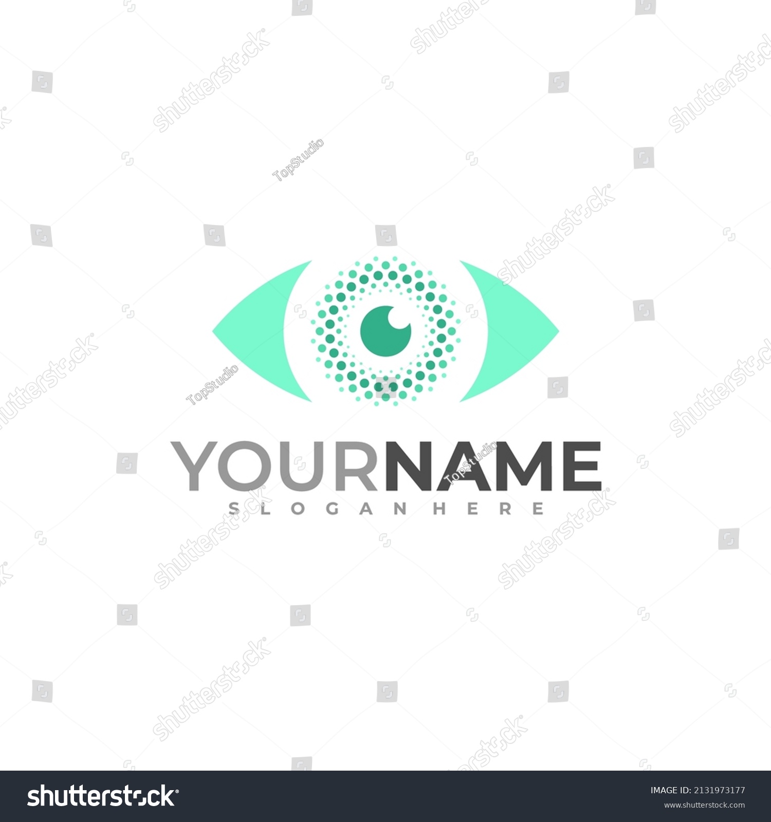Eye Logo Vector Template Creative Eye Stock Vector (Royalty Free ...