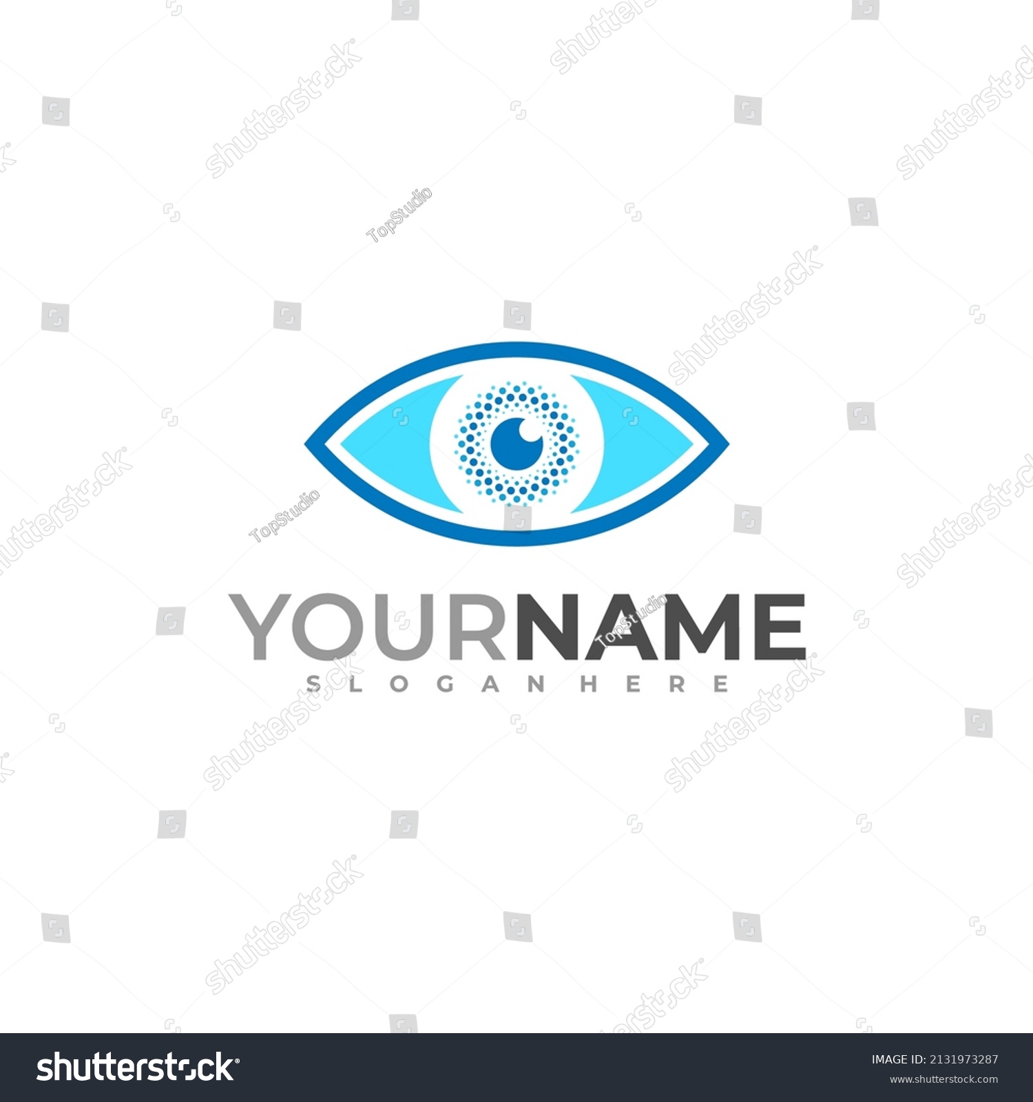 Eye Logo Vector Template Creative Eye Stock Vector (Royalty Free ...