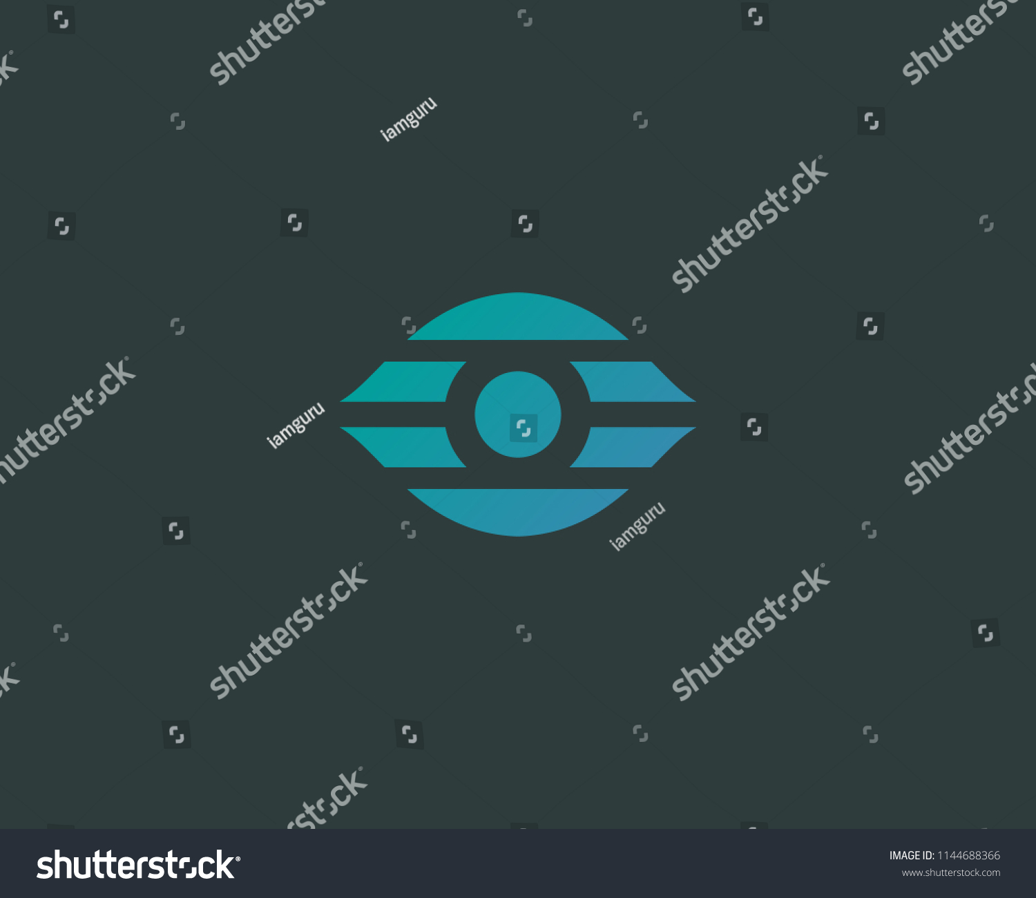 Eye Simple Vector Logo Camera Shutter Stock Vector (Royalty Free ...