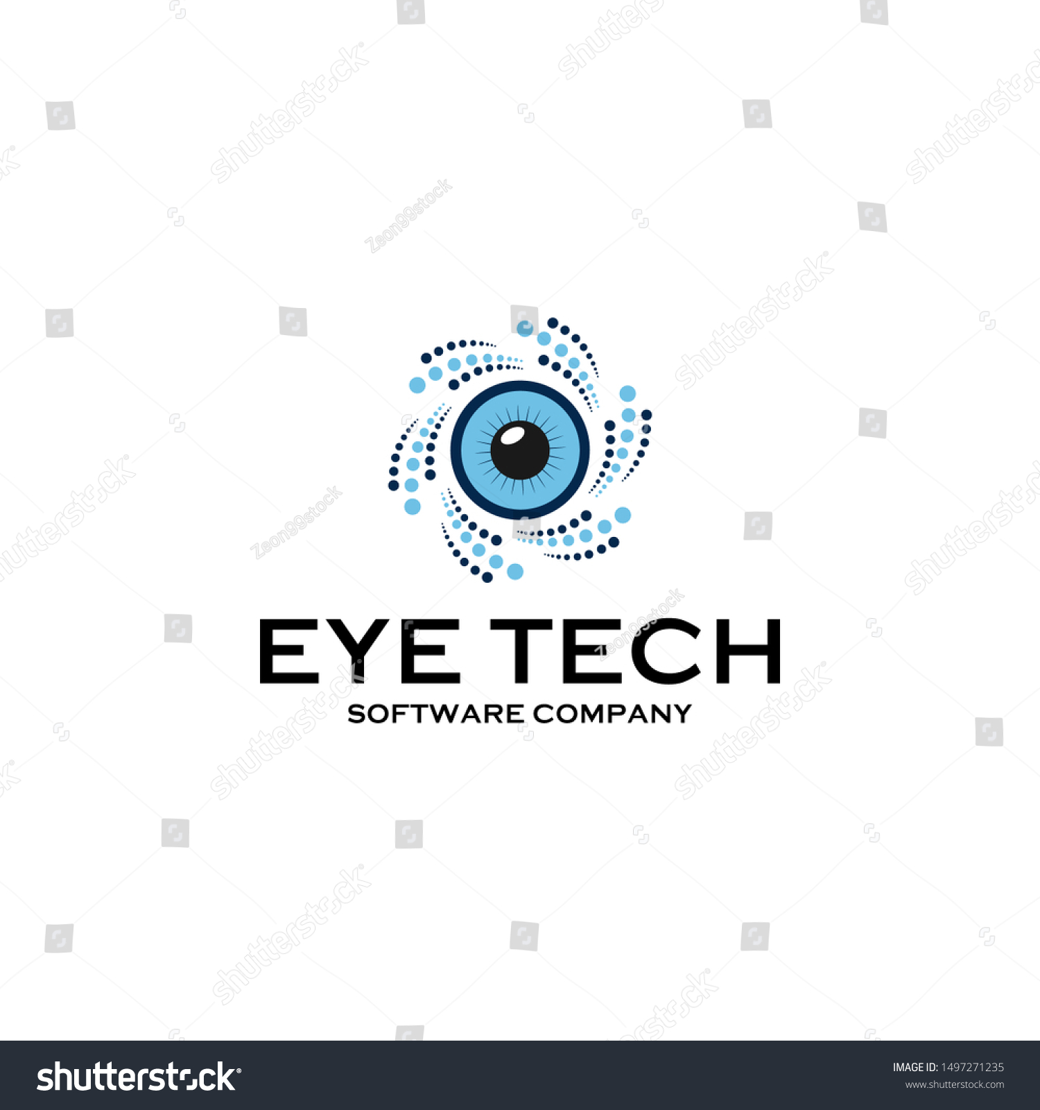 Eye Tech Logo Design Eye Symbol Stock Vector (Royalty Free) 1497271235 ...