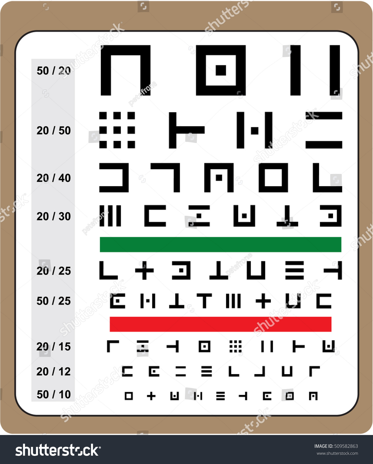 Eye Test Letter Poster Vector: เวกเตอร์สต็อก (ปลอดค่าลิขสิทธิ์ ...
