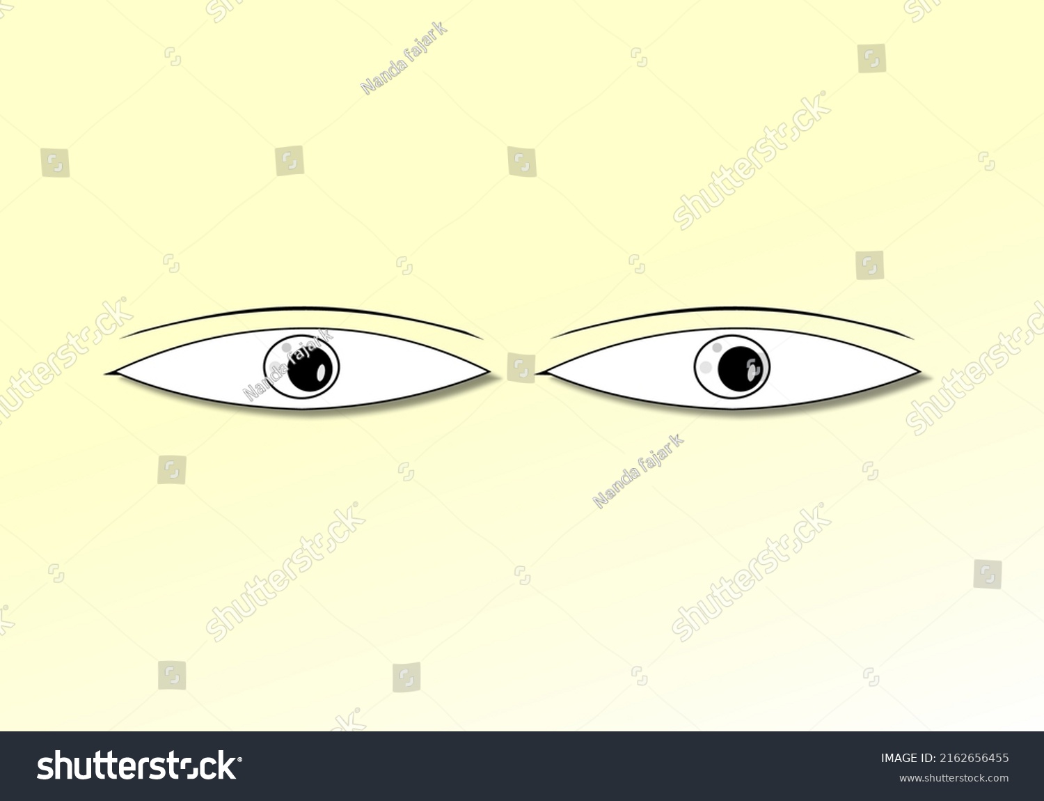 Eye Vector Character Design Using Simple Stock Vector (Royalty Free ...