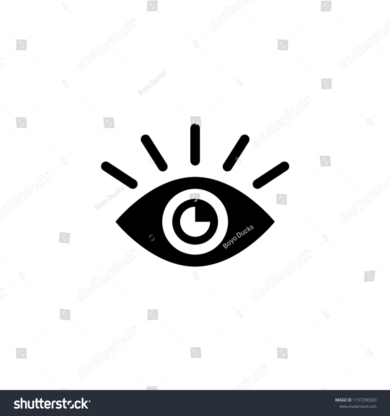 Eye Vector Logo Vision Icon Stock Vector (Royalty Free) 1157290369