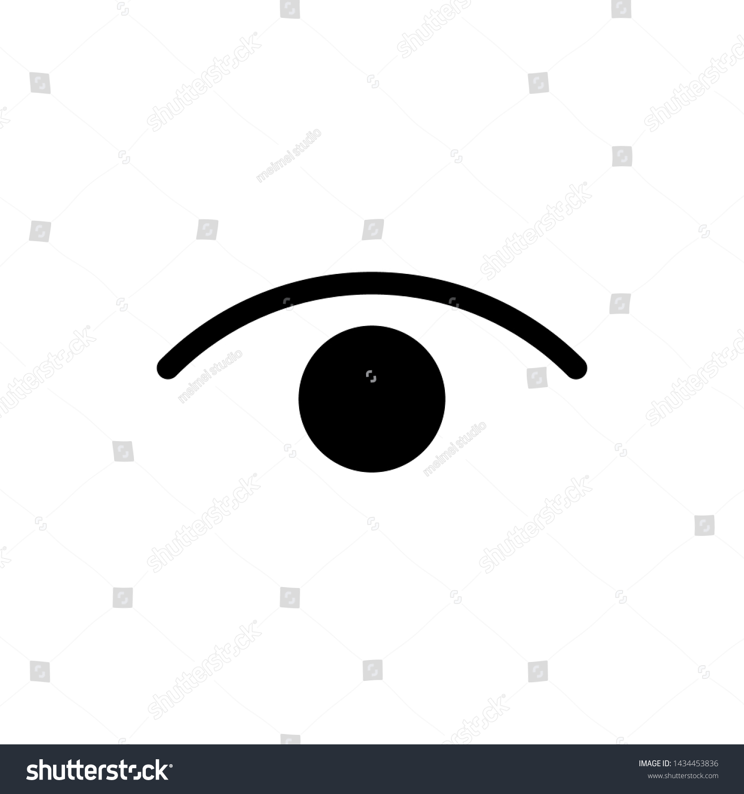 Eye View Symbol Vector Icon Illustration Stock Vector (Royalty Free ...