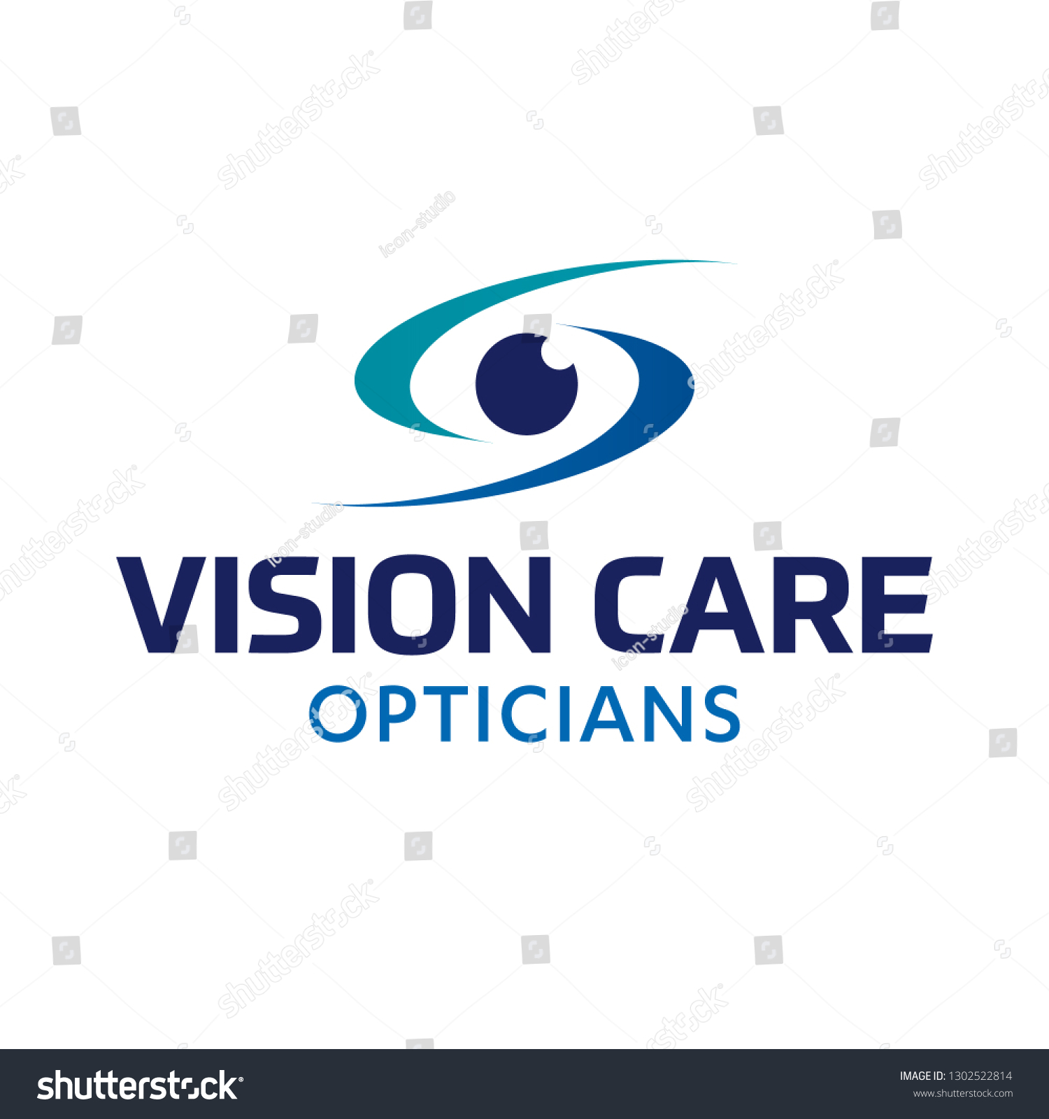 Eye Vision Care Logo Design Vector Stock Vector (Royalty Free ...