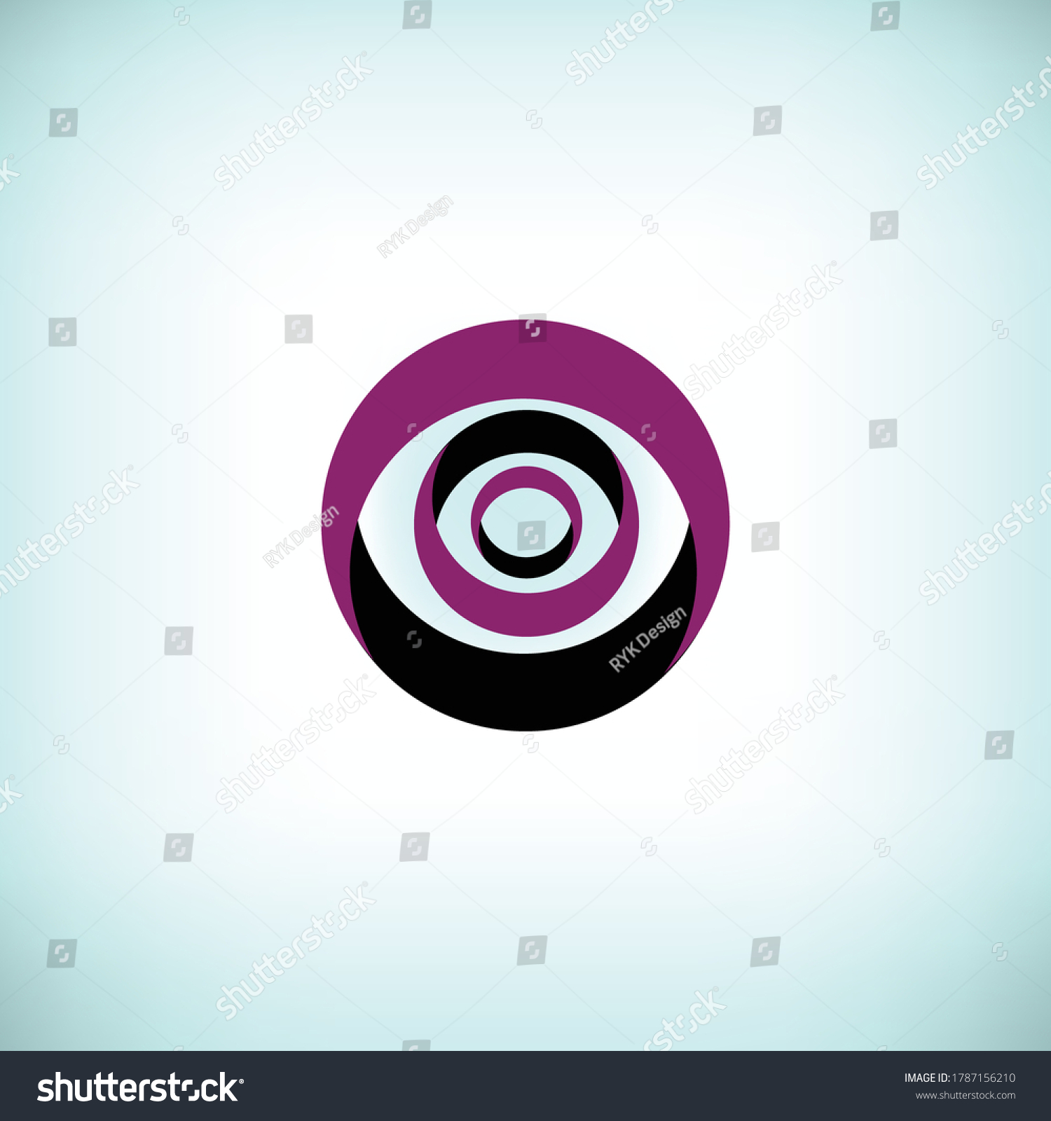 Eye Vision Logo Design Shape Stock Vector (Royalty Free) 1787156210 ...
