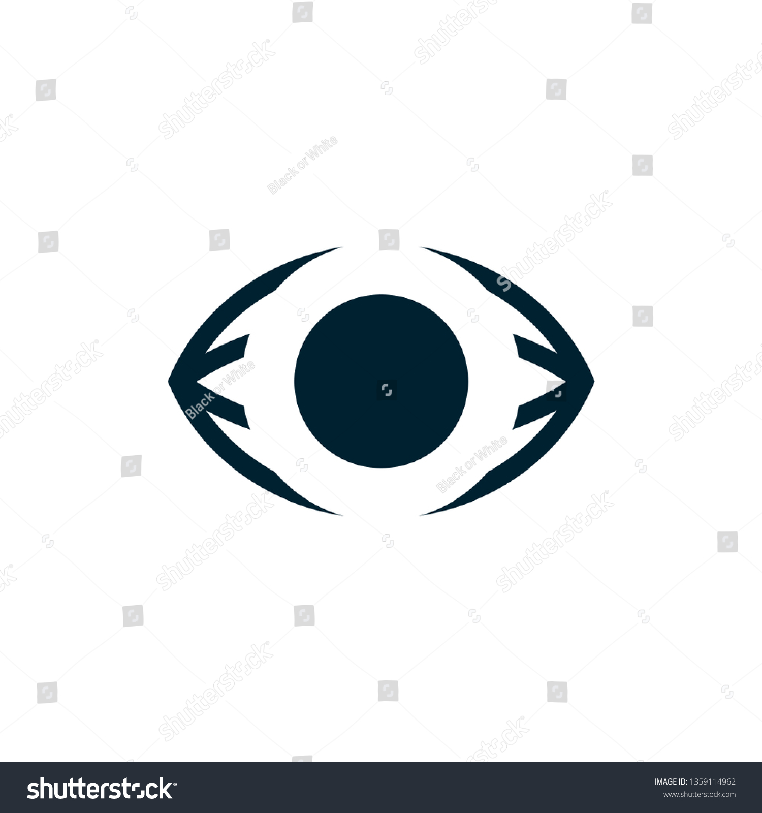 Eyes Logo Design Stock Vector (Royalty Free) 1359114962