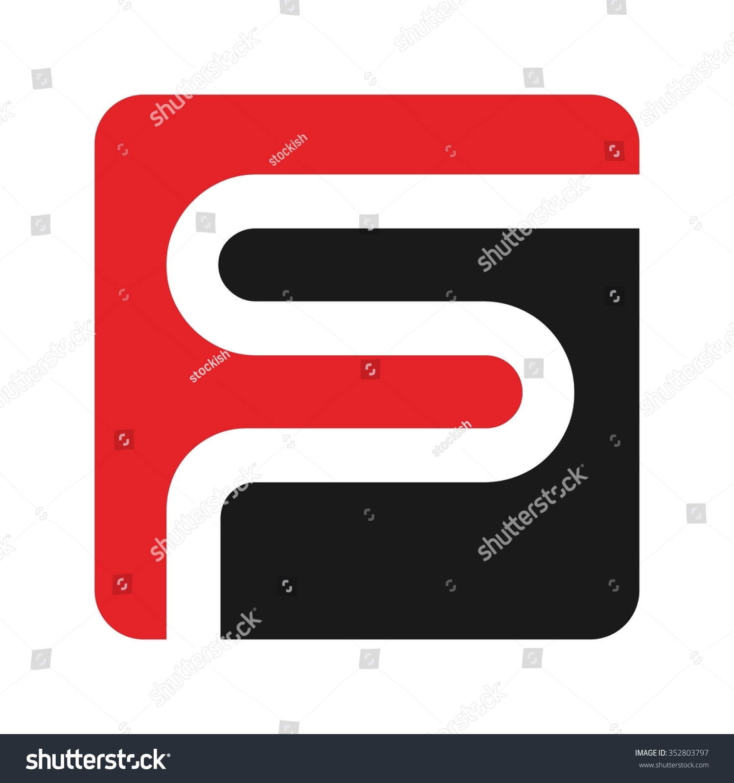 F Arrow Logo Stock Vector (Royalty Free) 352803797 | Shutterstock