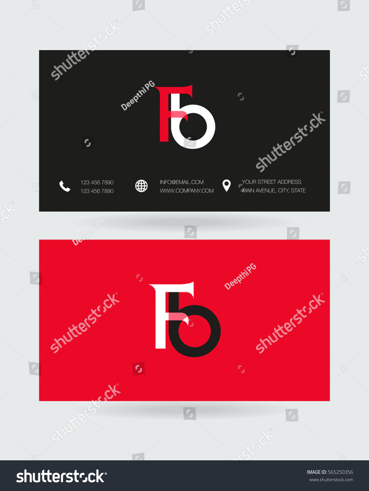 F B Letter Logo Design Vector Stock Vector (Royalty Free) 565250356