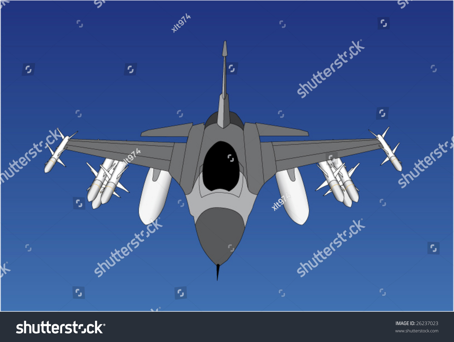 F16 Falcon Stock Vector (Royalty Free) 26237023