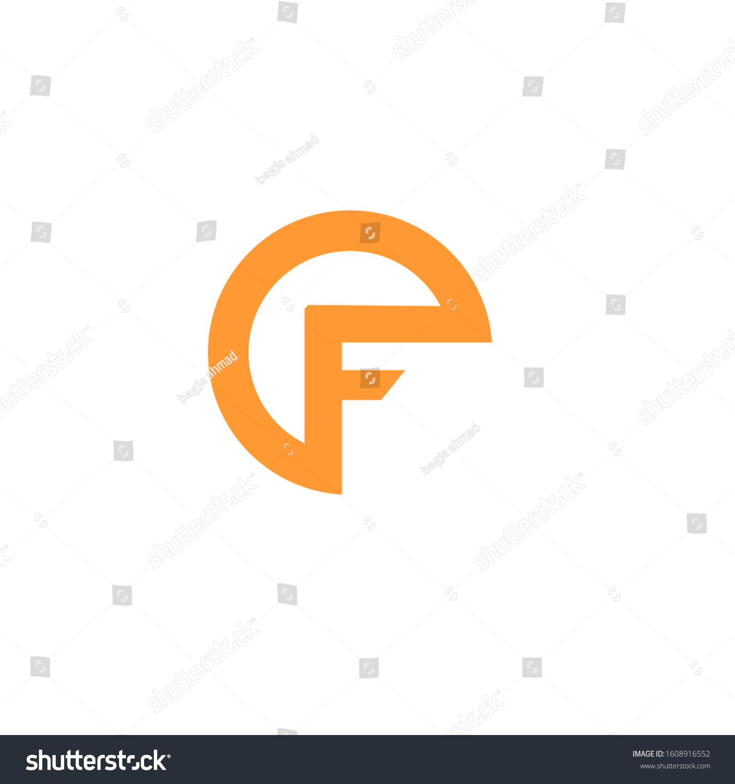 F Logo Design Simple Modern Template Stock Vector (Royalty Free ...
