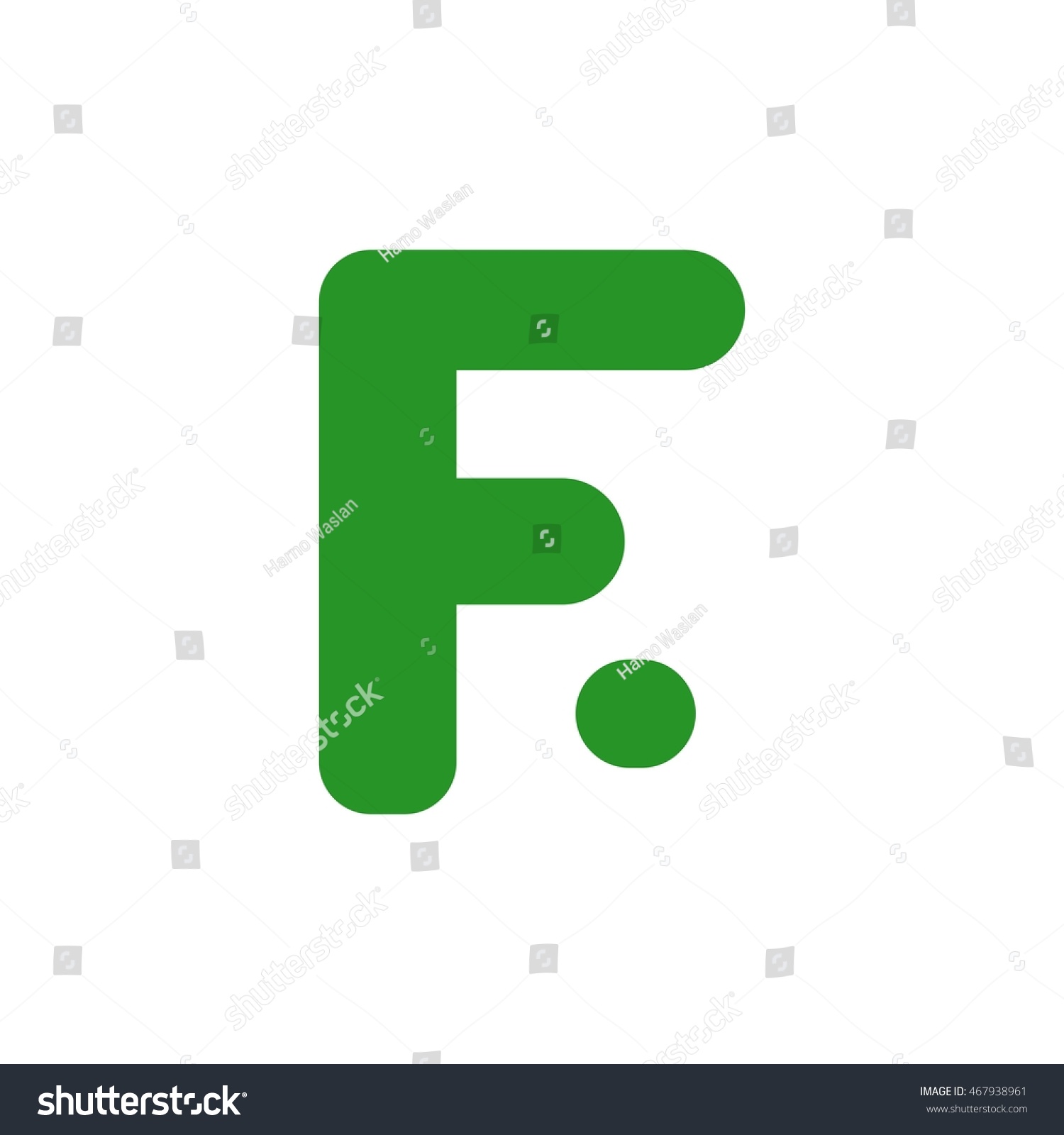 Fa Letter Vector Logo Stock Vector (Royalty Free) 467938961