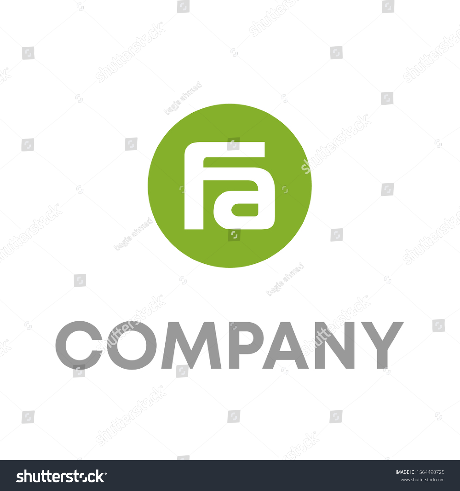 Fa Logo Vector Design Template Sign: เวกเตอร์สต็อก (ปลอดค่าลิขสิทธิ์ ...